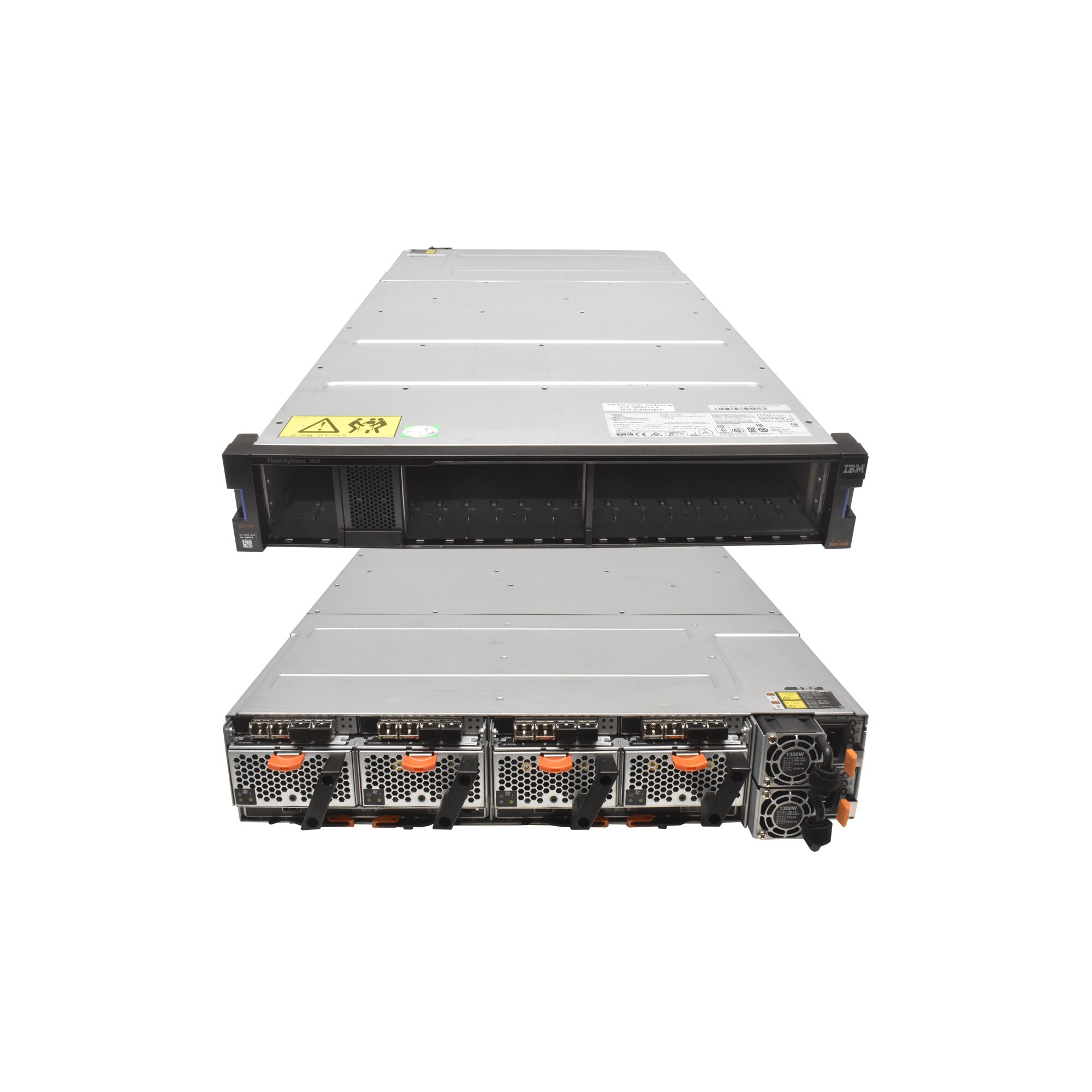IBM FlashSystem 900 2x Canister 00WY472 4x 4 Port 16Gbs FC 12x ...