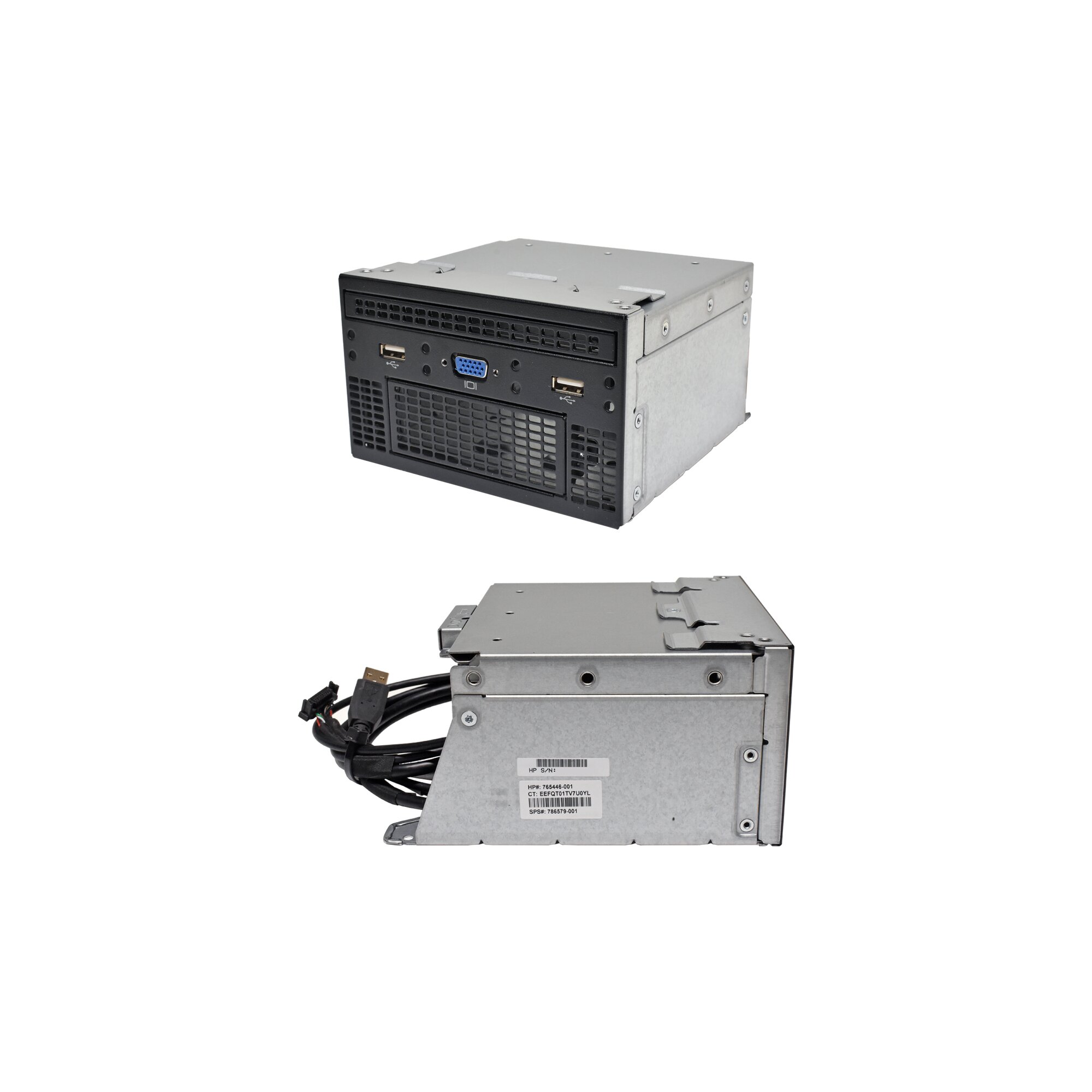HP DL380 Gen9 Media Bay Cage DVD USB VGA 765446-001 786579-001 + Kabel ...