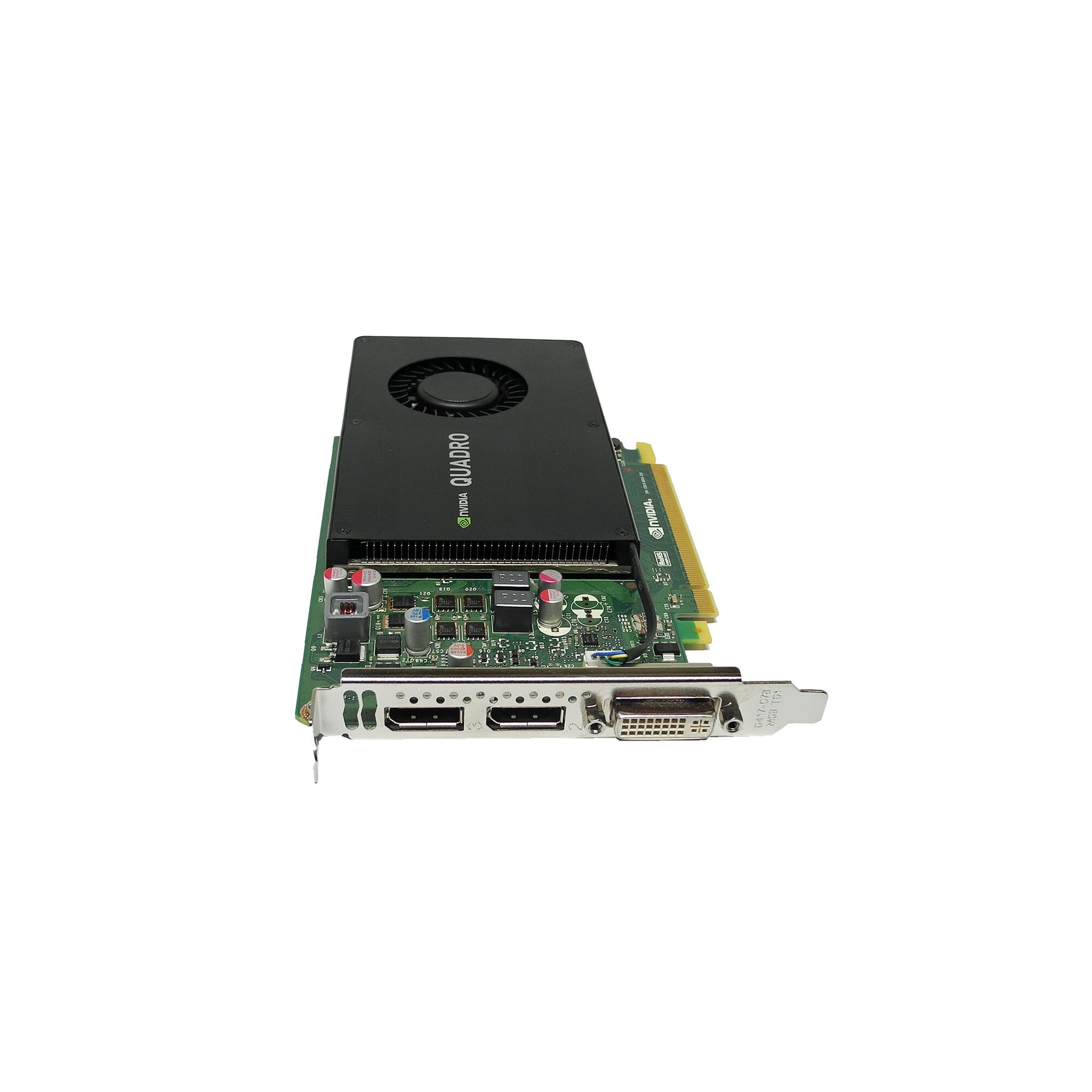 HP NVIDIA QUADRO K2200 Grafikkarte GM107 GPU 4GB GDDR5 764899-001 2x D ...