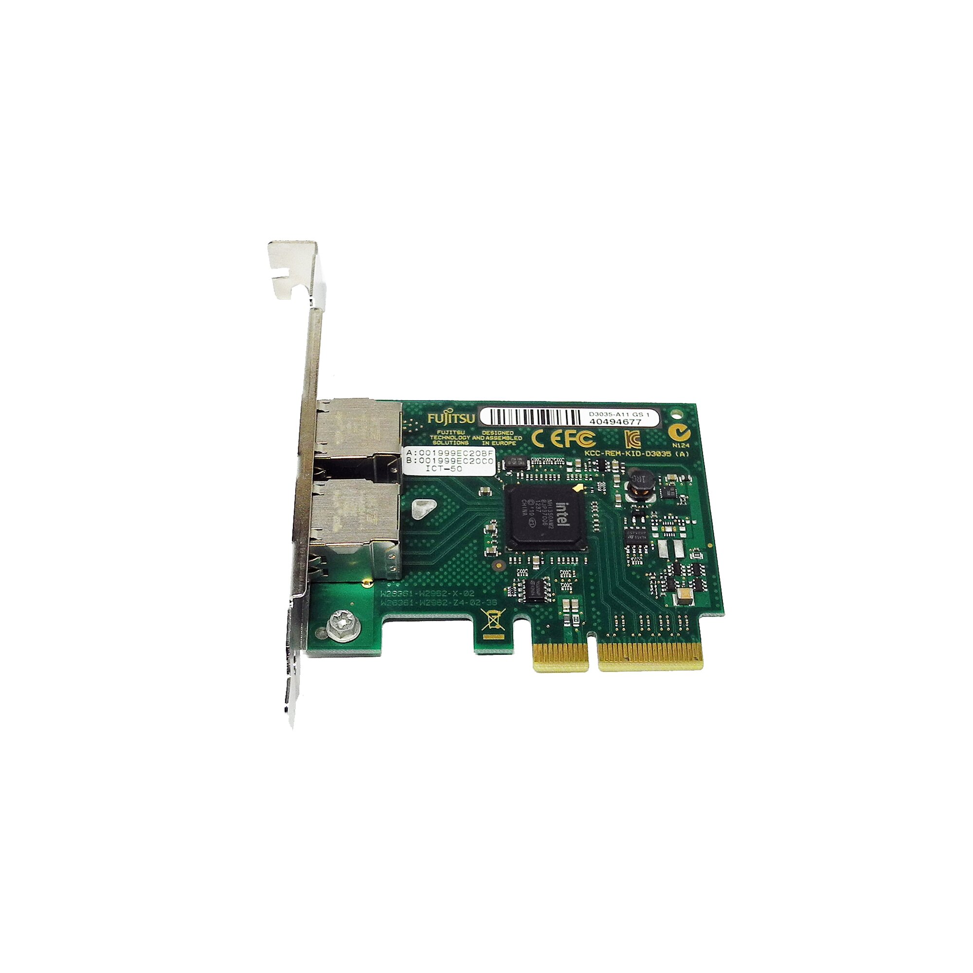 Fujitsu Primergy D3035-A11 GS1 Dual-Port PCIe x4 Gbit Ethernet ...