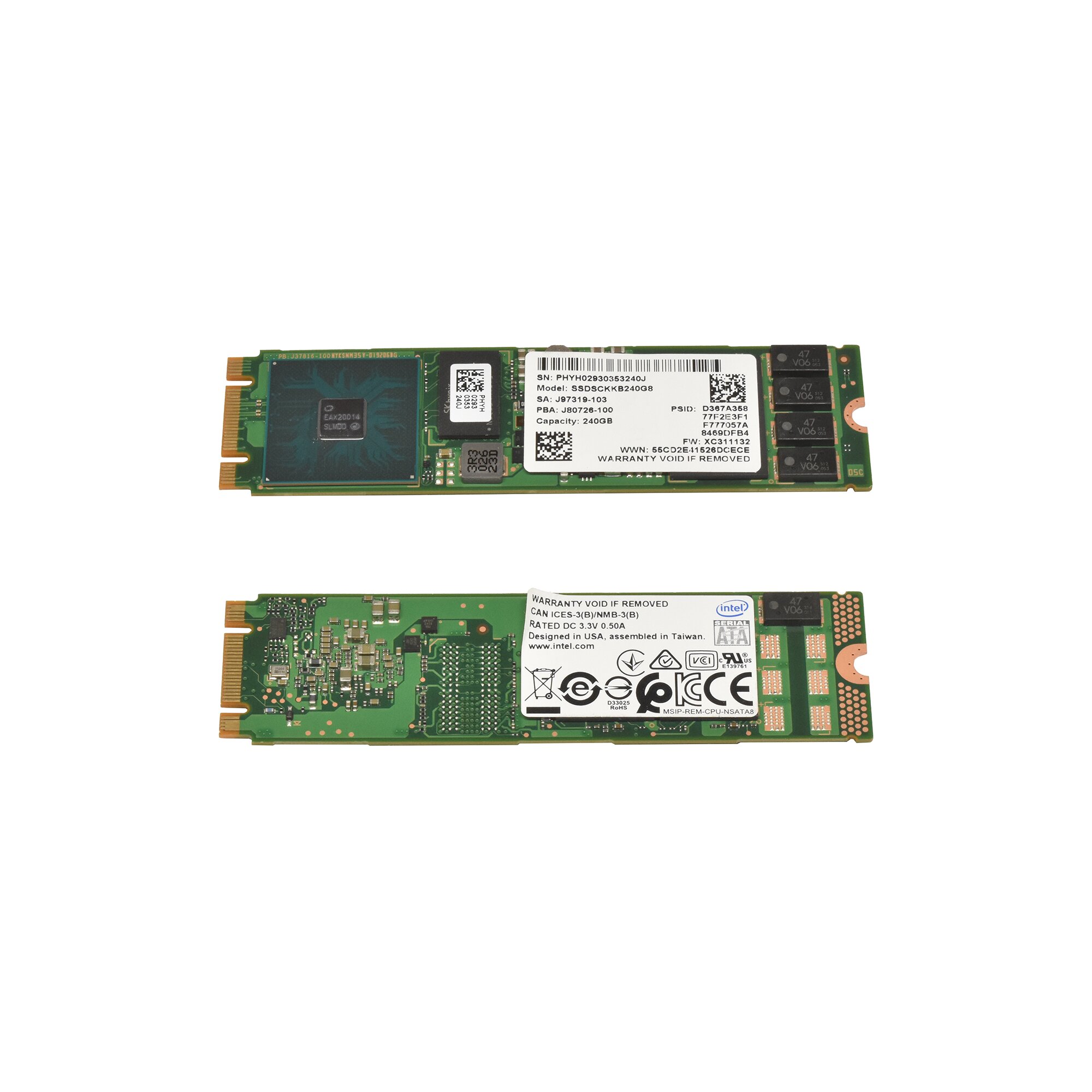Intel SSDSCKKB240G8 Solid State Drive (SSD) 240GB M.2 SATA 6 Gbit/s