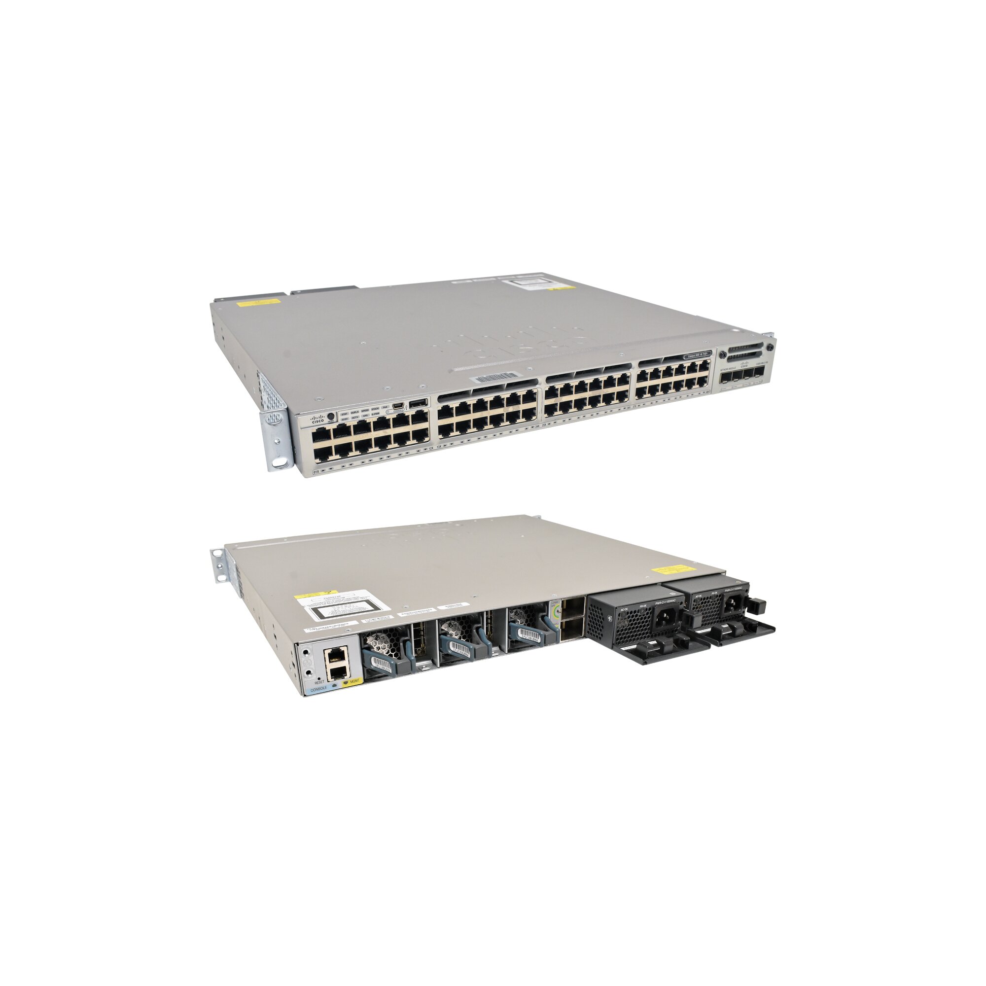 Cisco Catalyst WS-C3850-48F-S 48-Port PoE+ Stackable Gigabit Ethernet ...