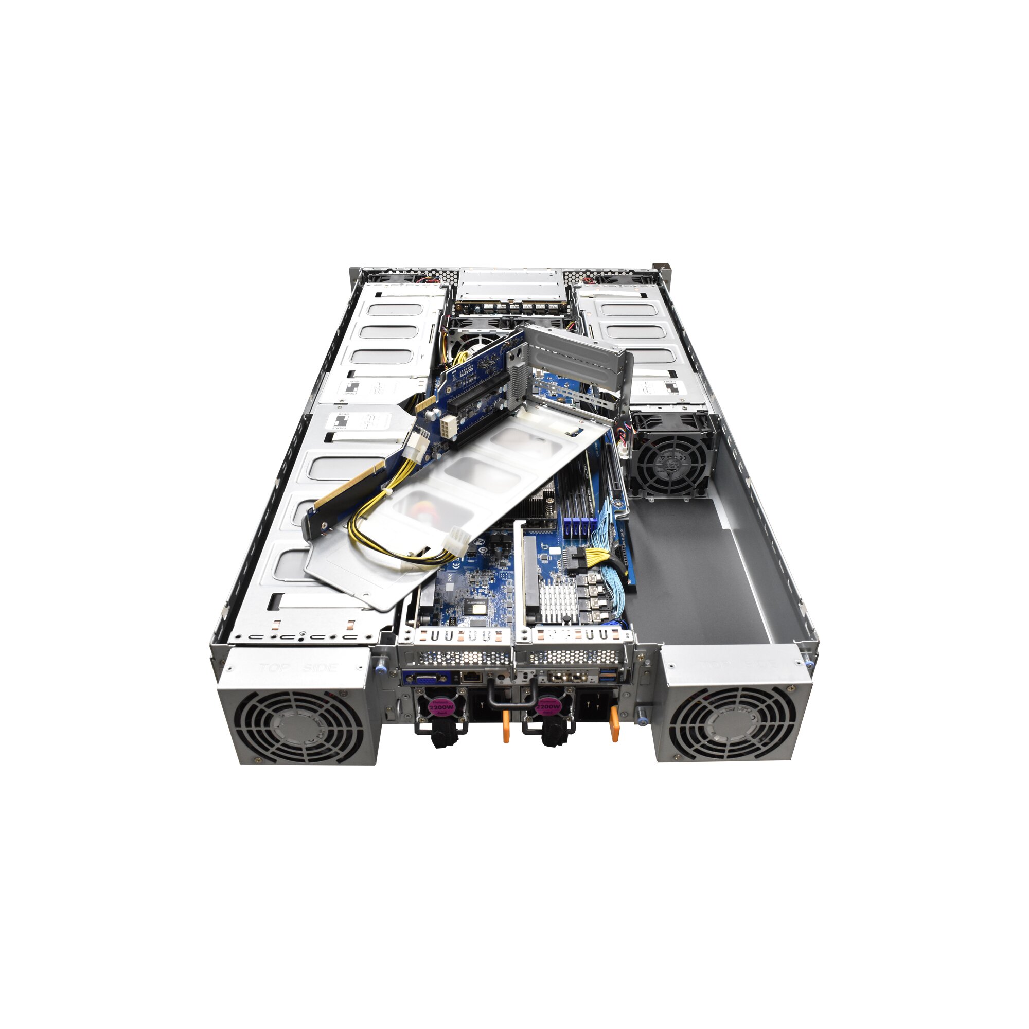 Gigabyte G292-Z20 HPC Server AMD EPYC 7402P CPU 48GB PC4 up 8x G4 GPU ...