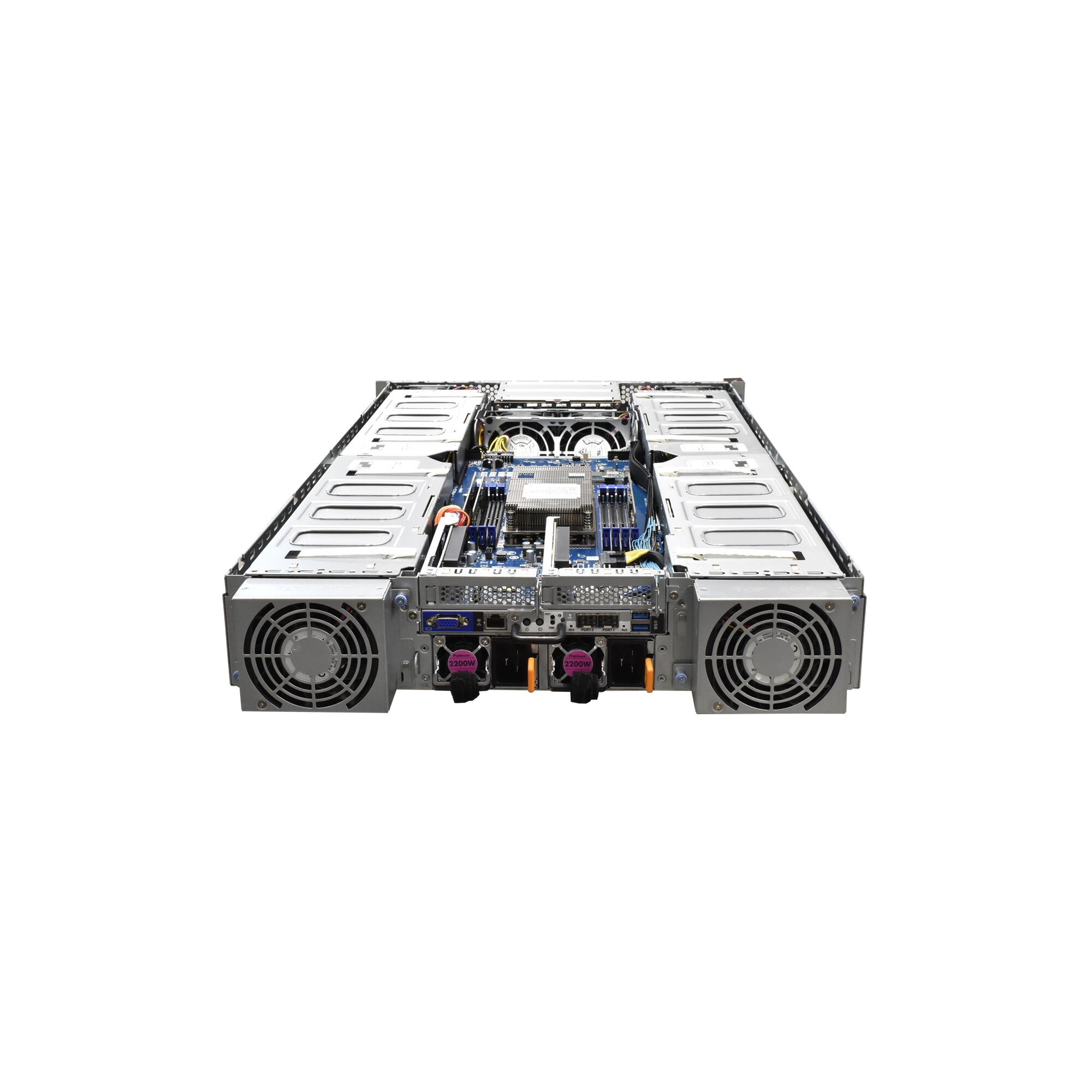 Gigabyte G292-Z20 HPC Server AMD EPYC 7402P CPU 48GB PC4 up 8x G4 GPU ...