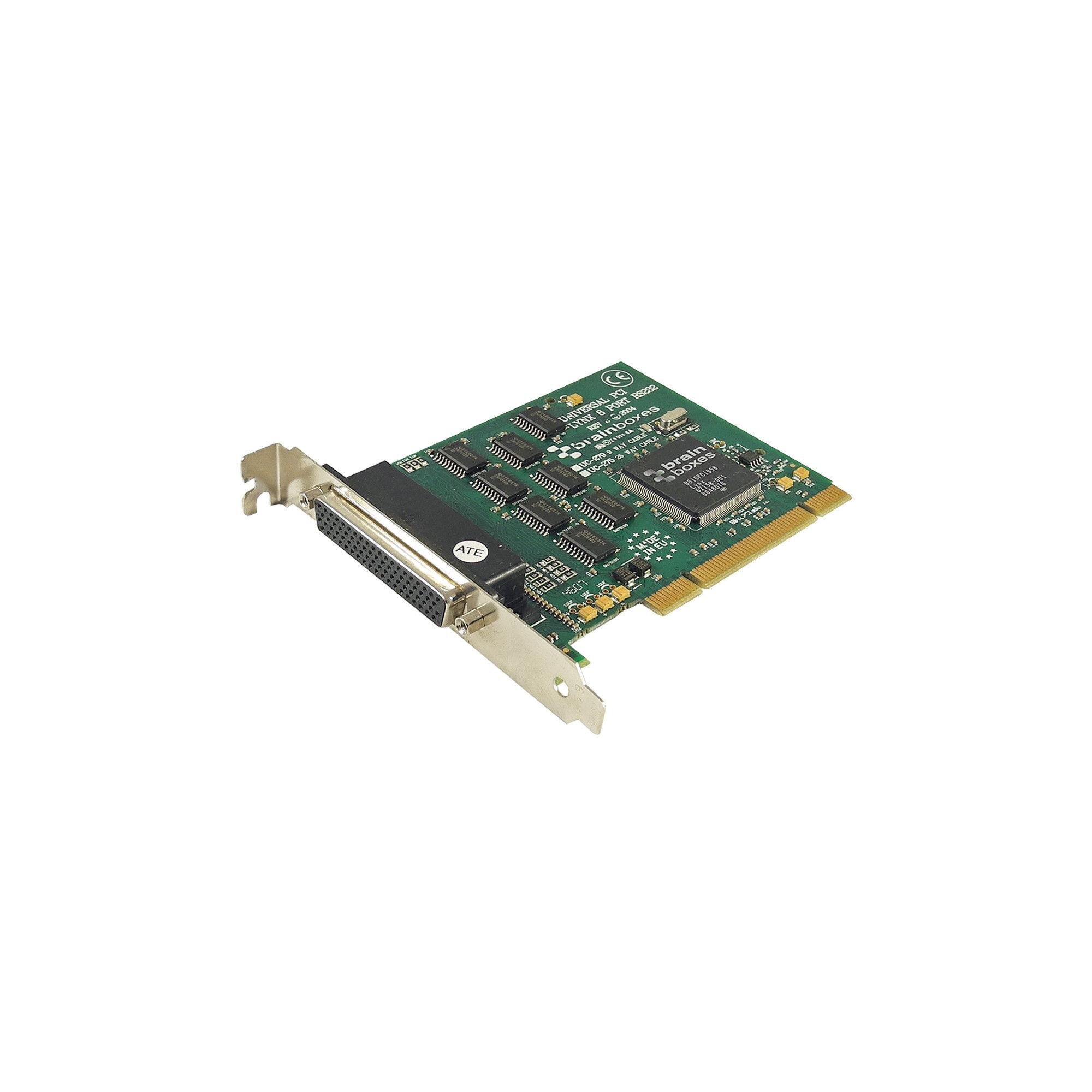 Brainboxes UC-275/279B Universal PCI Lynx 8-Port RS-232 communication Board - Piospartslap