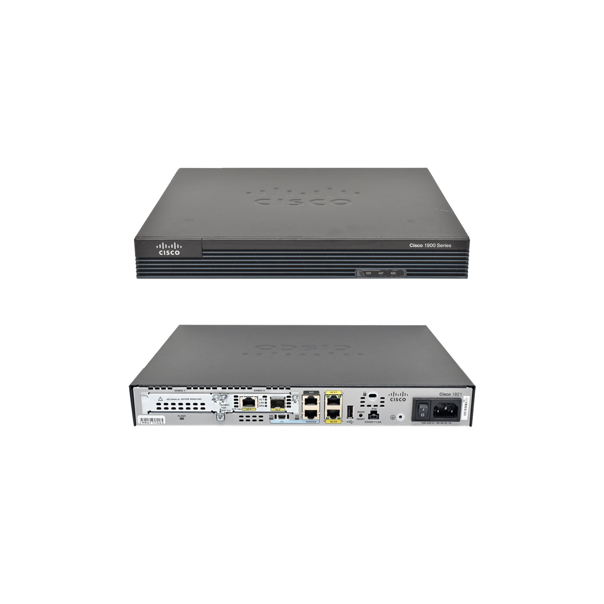 Cisco1921/K9 341-0402-01 Integrated Services Router + Modul EHWIC-1GE ...