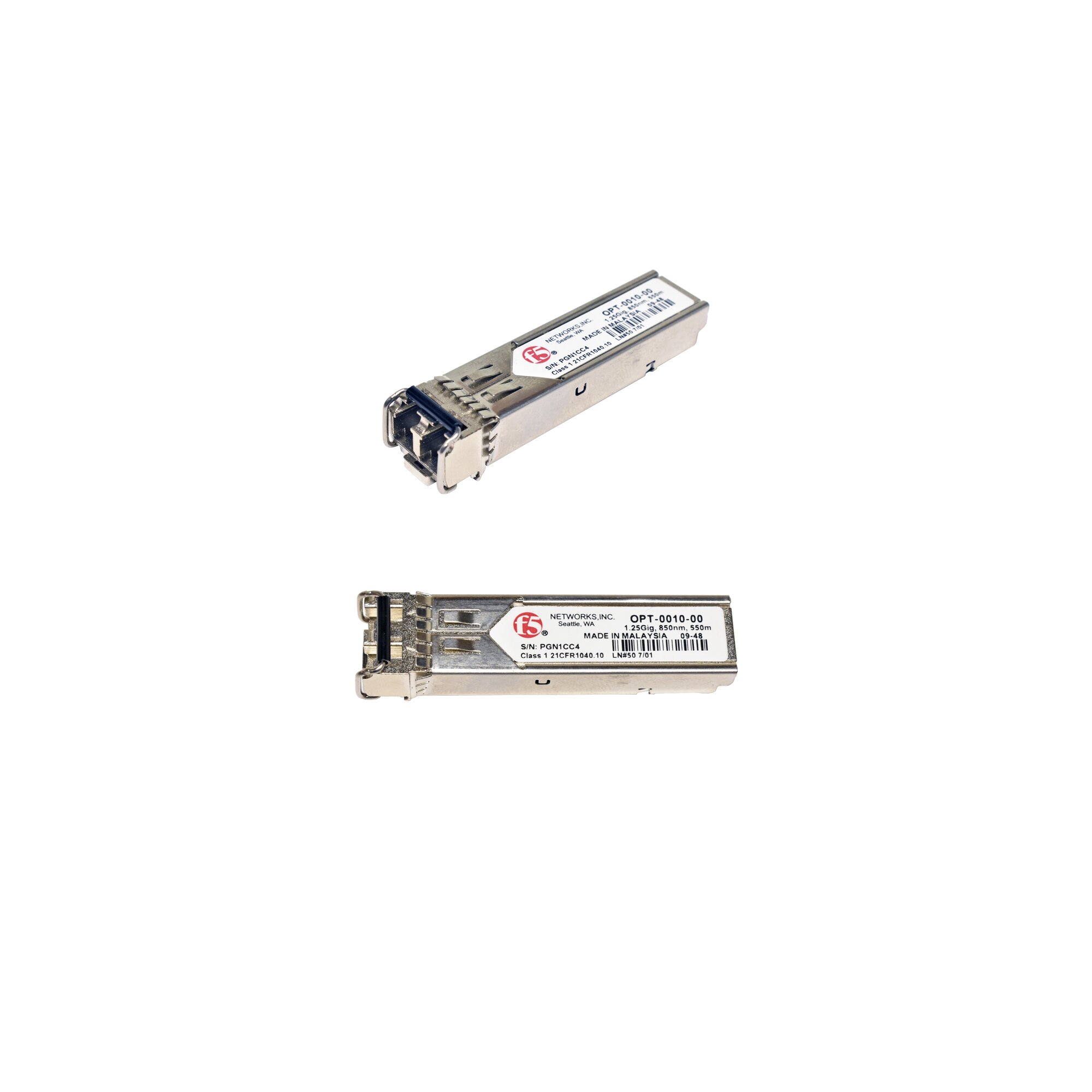 F5 Networks OPT-0010-00 1.25G 850nm Mini GBIC SFP Transceiver ...