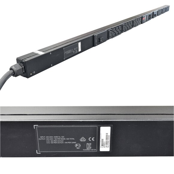 APC AP8853 NetShelter Metered Rack PDU Null HE 7.4 kW 32A 230V 36xC13 ...