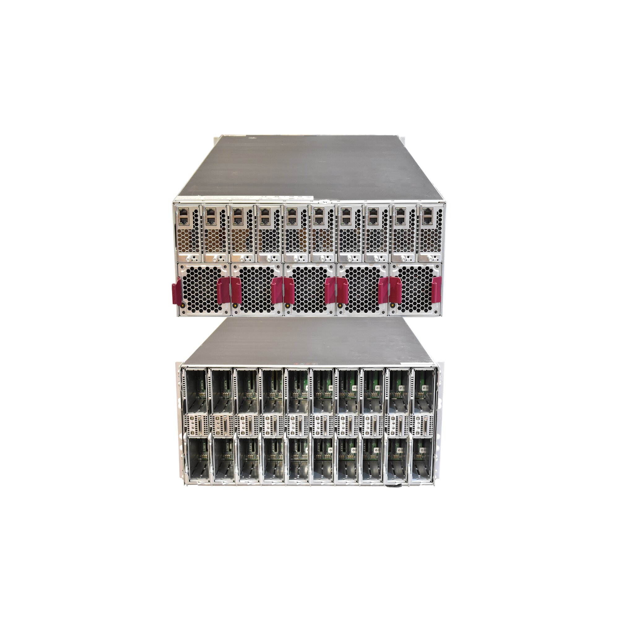 HP BladeSystem Apollo a6000 Enclosure 736428-B21 Chassis 10x XL230a G9 ...