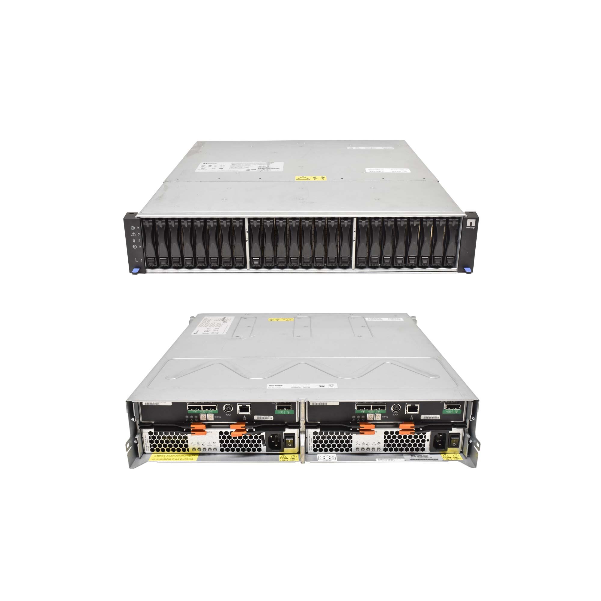 NetApp DE5600 E5524 Expansion Shelf Disk 24x 1.2TB SFF 2x Controller E ...
