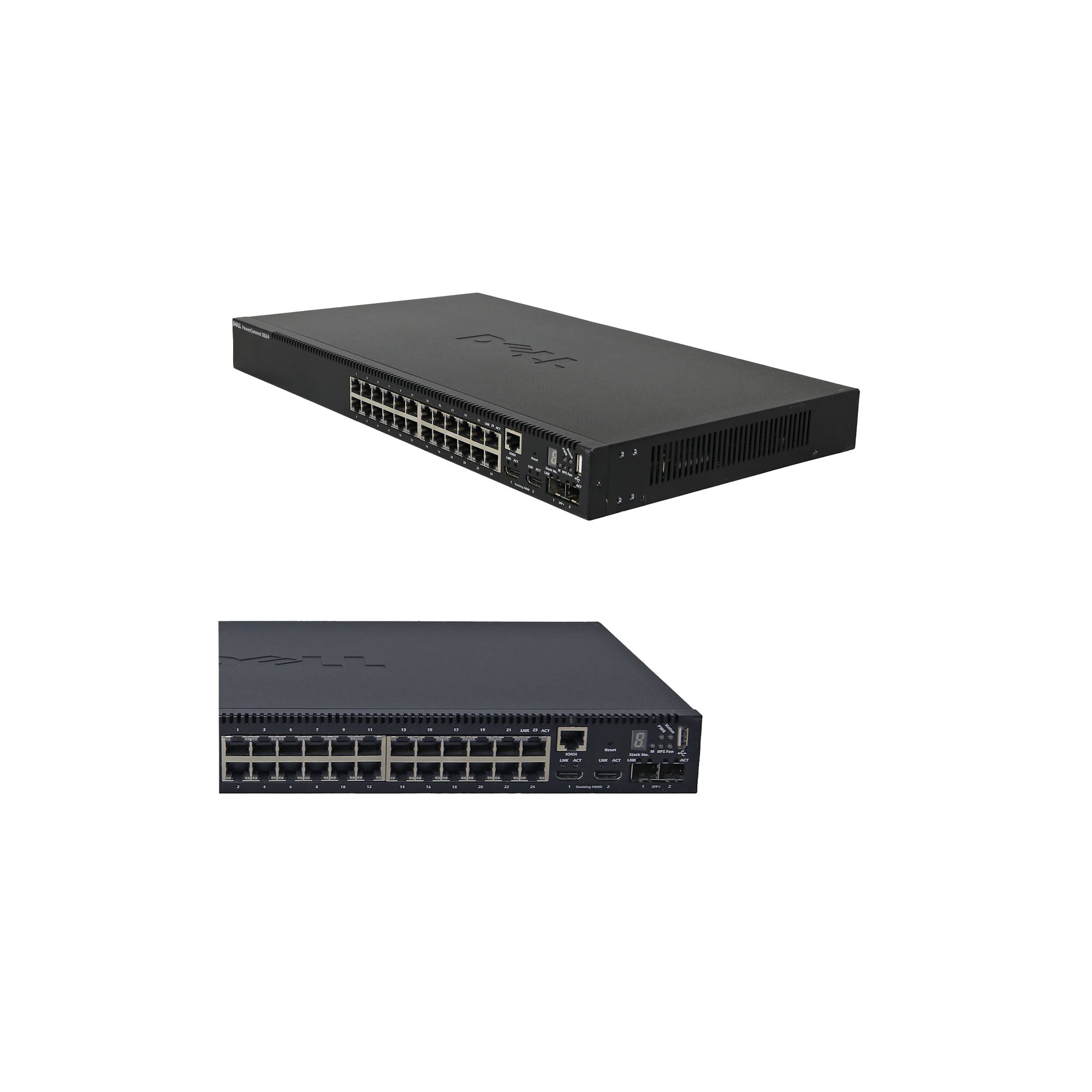 Dell PowerConnect 5524 02GPFC 24-Port Stackable Gigabit Ethernet Switch ...