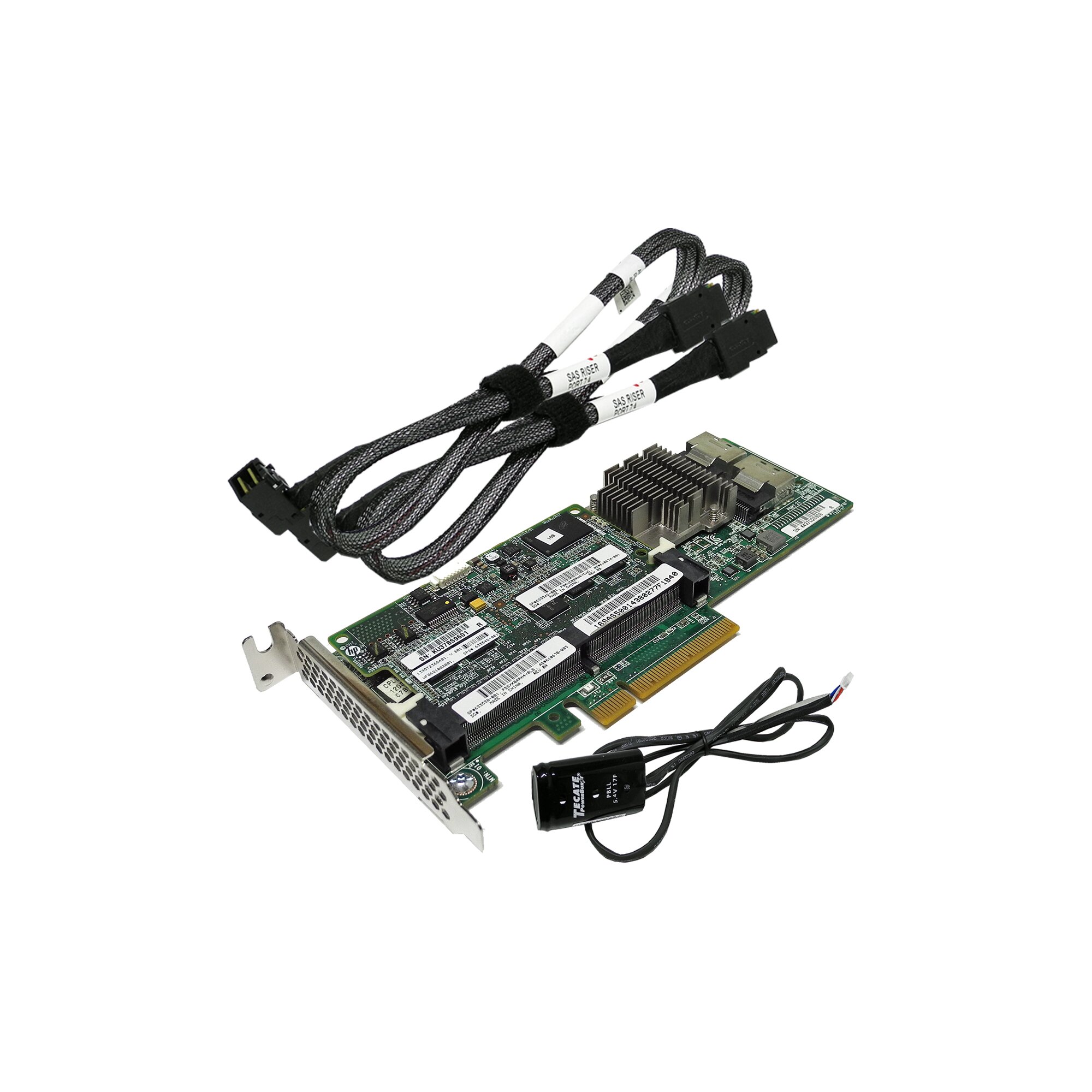 HP Smart Array P420 6Gb SAS RAID Controller 610670-002 1GB FBWC +2x SAS ...