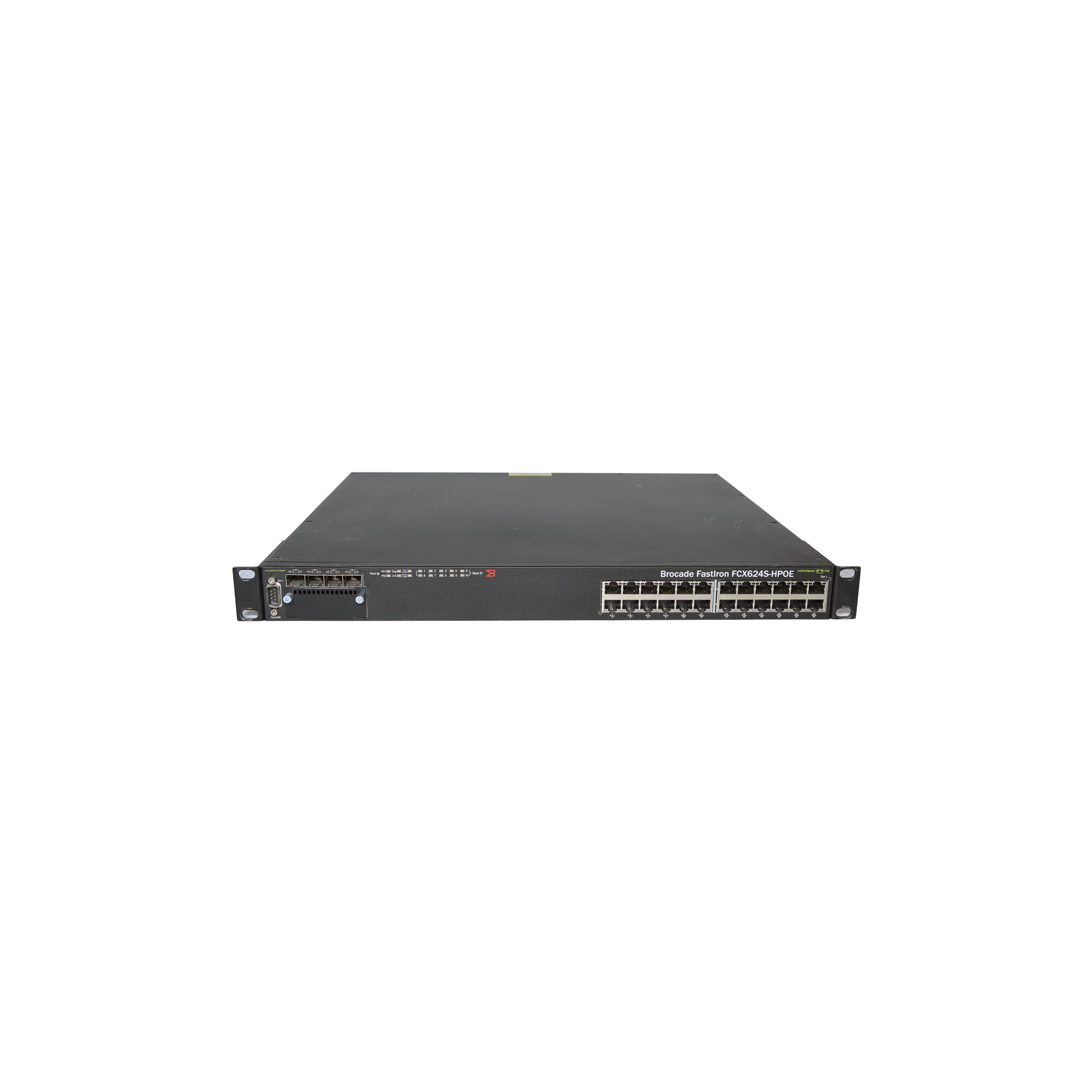 Brocade FastIron FCX624S-HPOE 80-1002387-04 24-Port PoE Gigabit ...