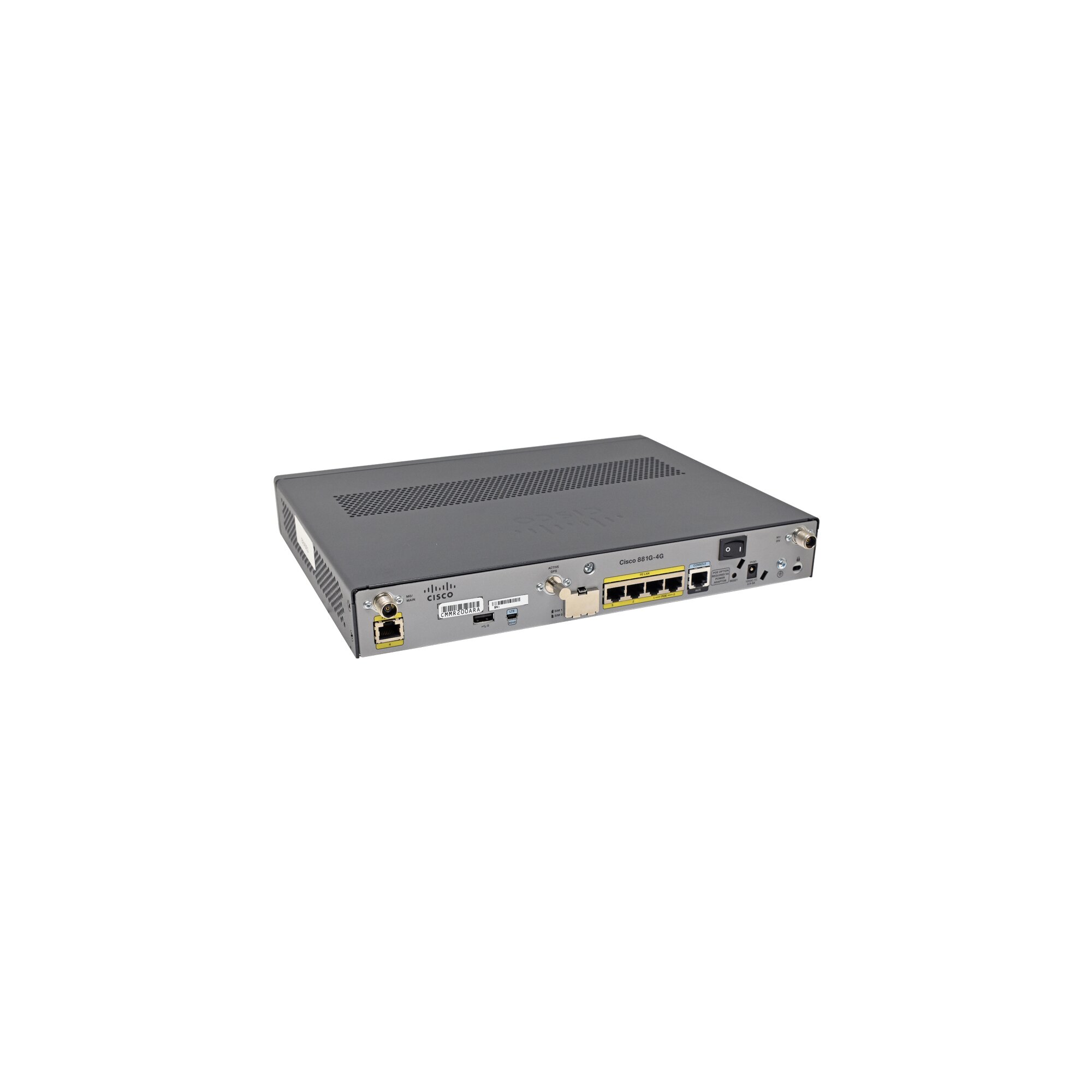 Cisco C881G-4G-GA-K9 4-Port Fast Ethernet Integrated Services Router ...