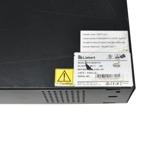 Vertiv Liebert GXT4-48VBatte ext. battery cabinet 40A 9 Ah 12V no Front panel - Piospartslap