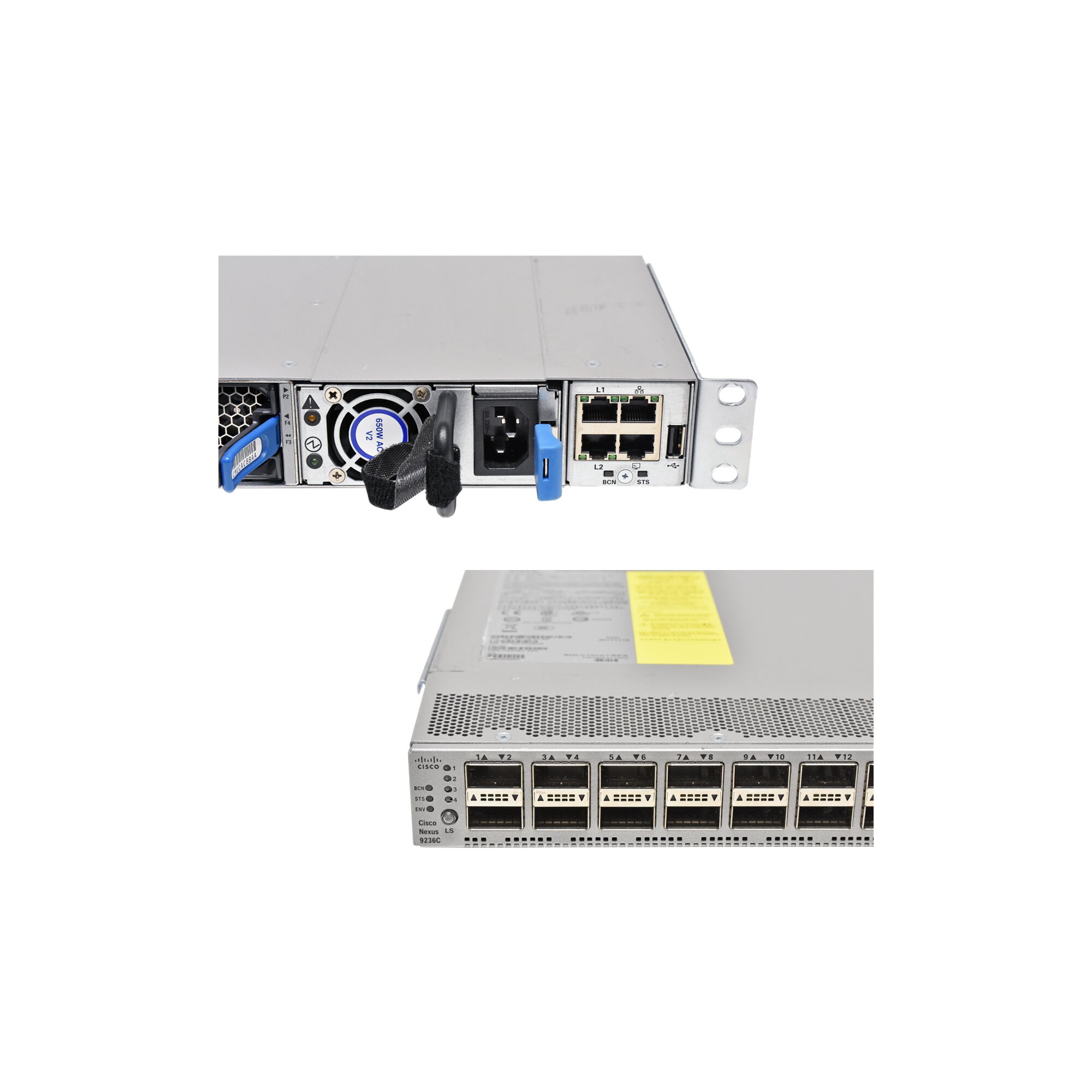 Cisco N9K-C9236C 800-45718-03 36-Port QSFP28 100G Ethernet Switch ...