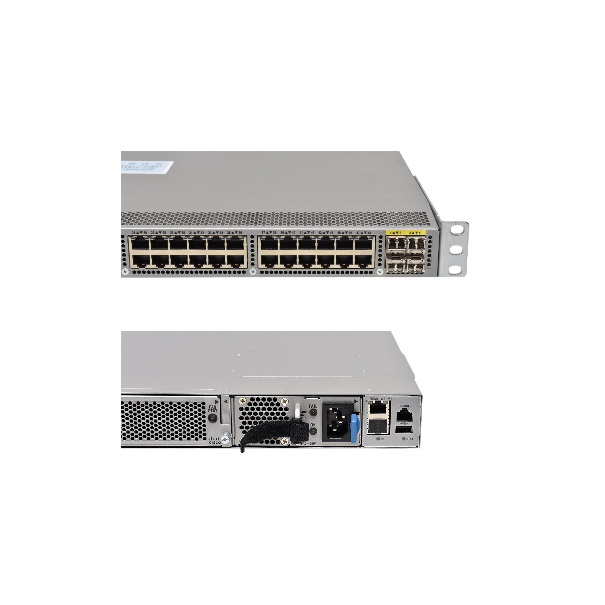 Cisco Nexus N3K-C3048TP-1GE 68-4214-03 48-Port Gigabit Ethernet Switch ...
