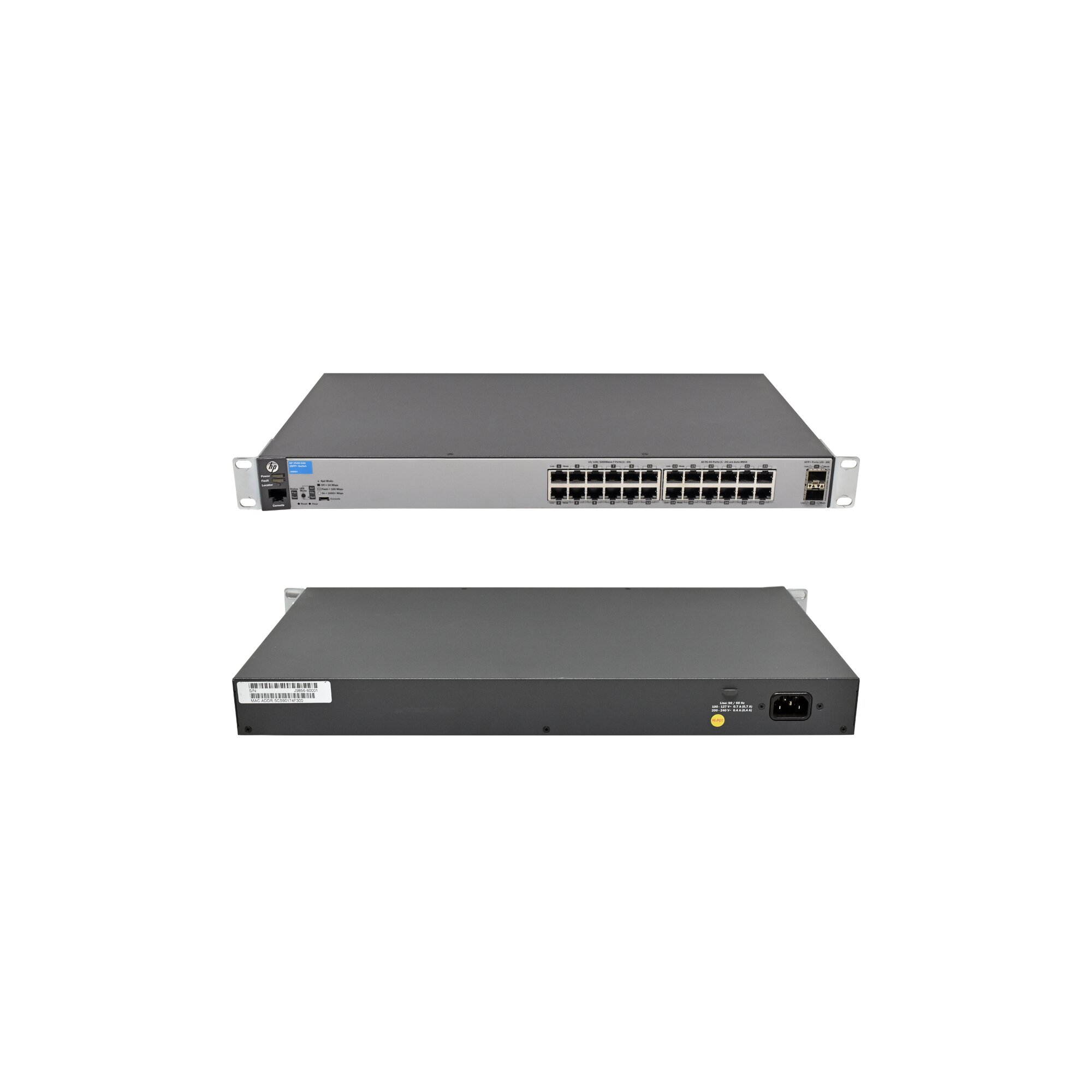 HP 2530-24G J9856A 24-Port Gigabit Ethernet Switch 2 x SFP+ - Piospartslap