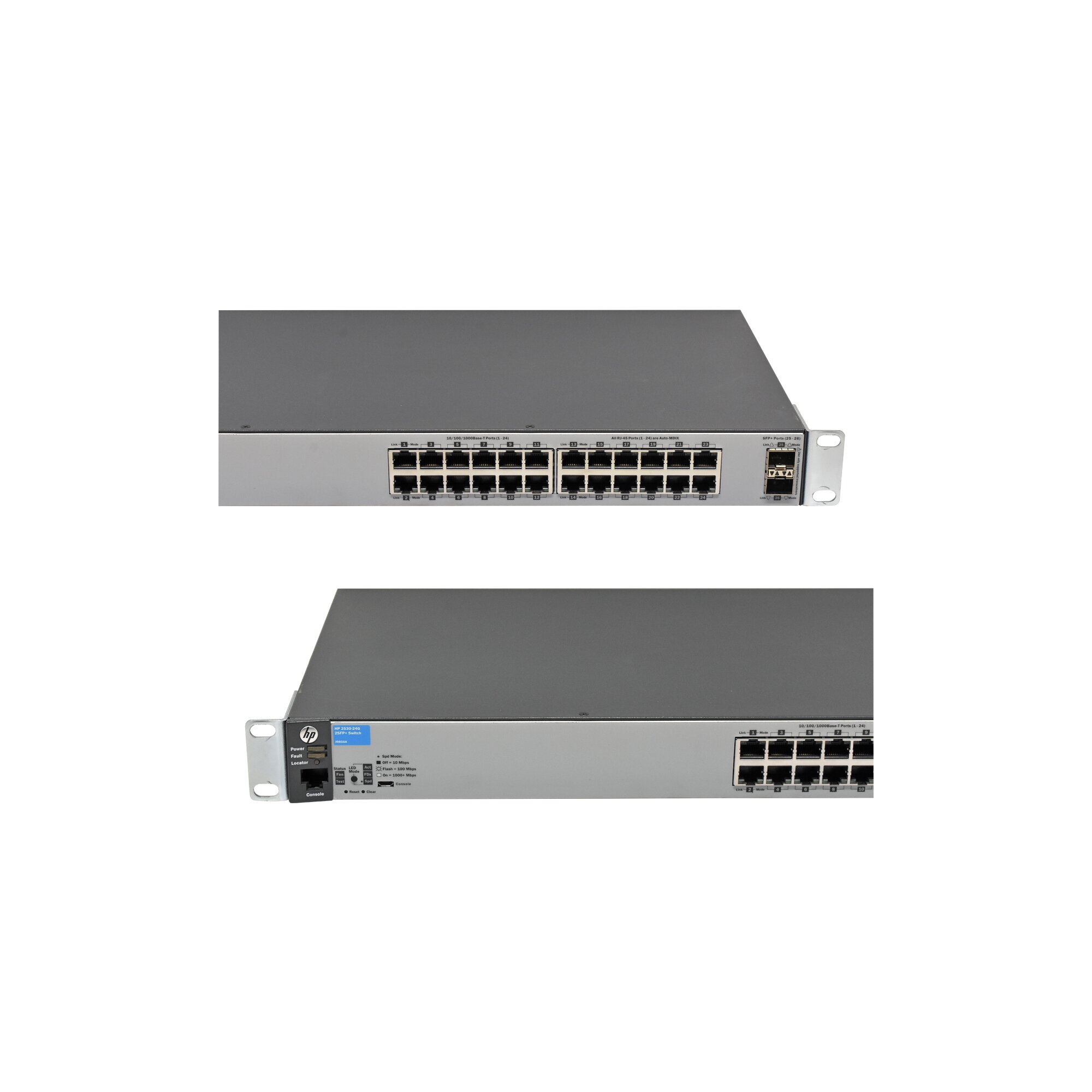 HP 2530-24G J9856A 24-Port Gigabit Ethernet Switch 2 x SFP+ - Piospartslap