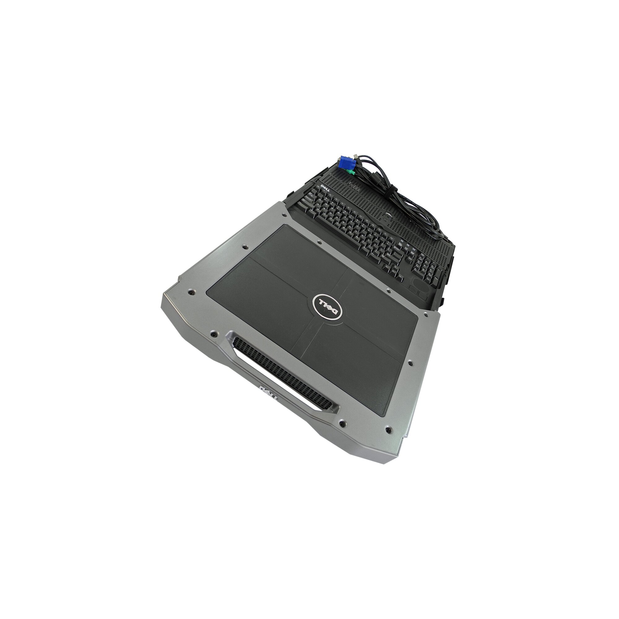 Dell 17FP PowerEdge KVM Rack Console 17 zoll US Tastatur QWERTY DP/N ...