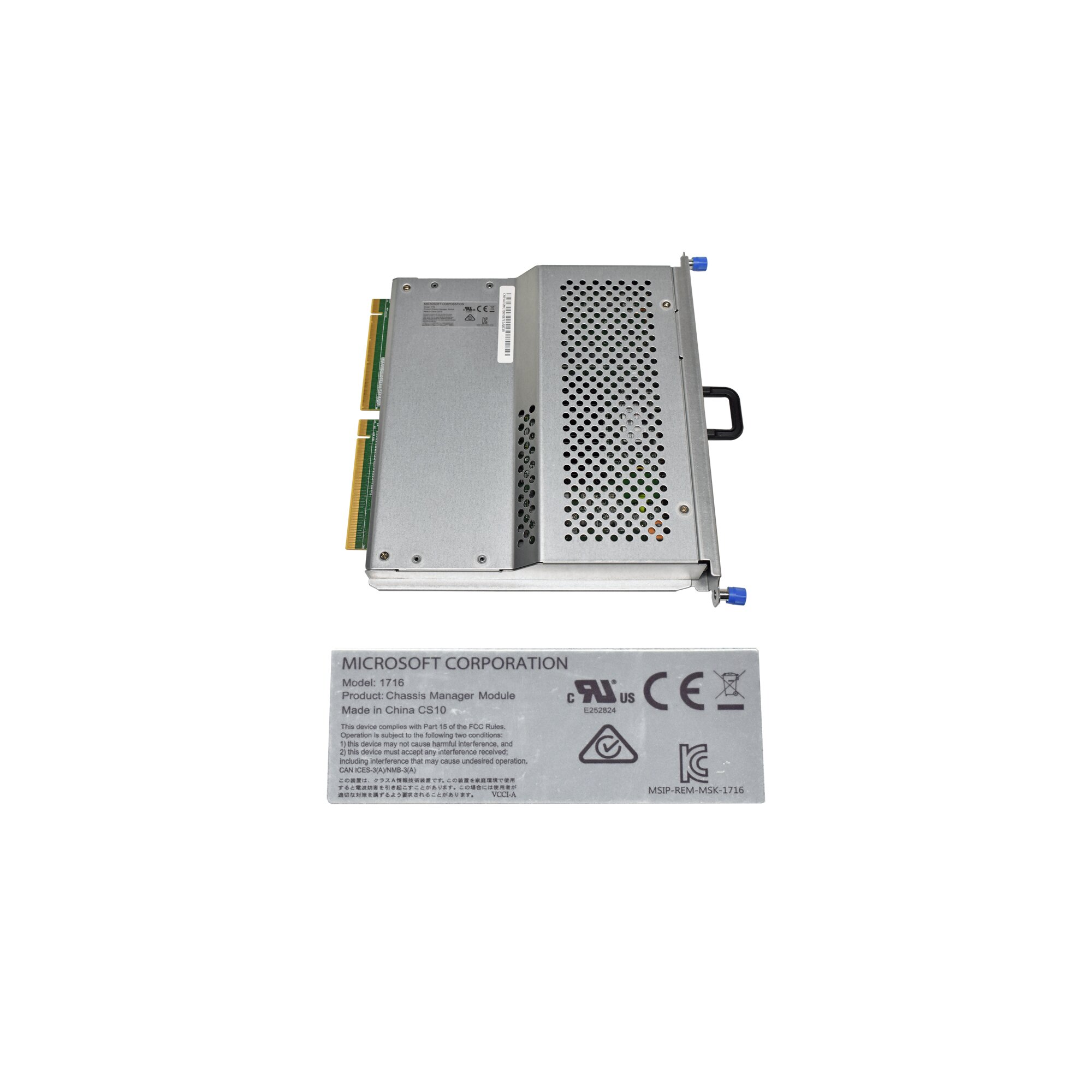 Dell Microsoft 09XNH7 1716 X938626-001 T6M-CM Chassis Manager Modul ...