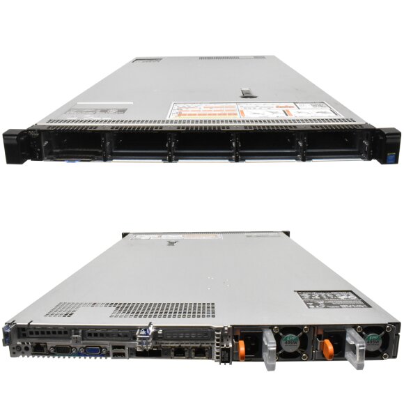 Dell PowerEdge R630 Rack Server 2xE5-2630 V3 32GB H730mini 10x SFF 2.5 ...