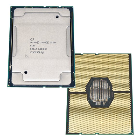 2x Intel Xeon Gold 5122 CPU Prozessor 3.60 GHz 4-Core 16,5 MB Cache ...