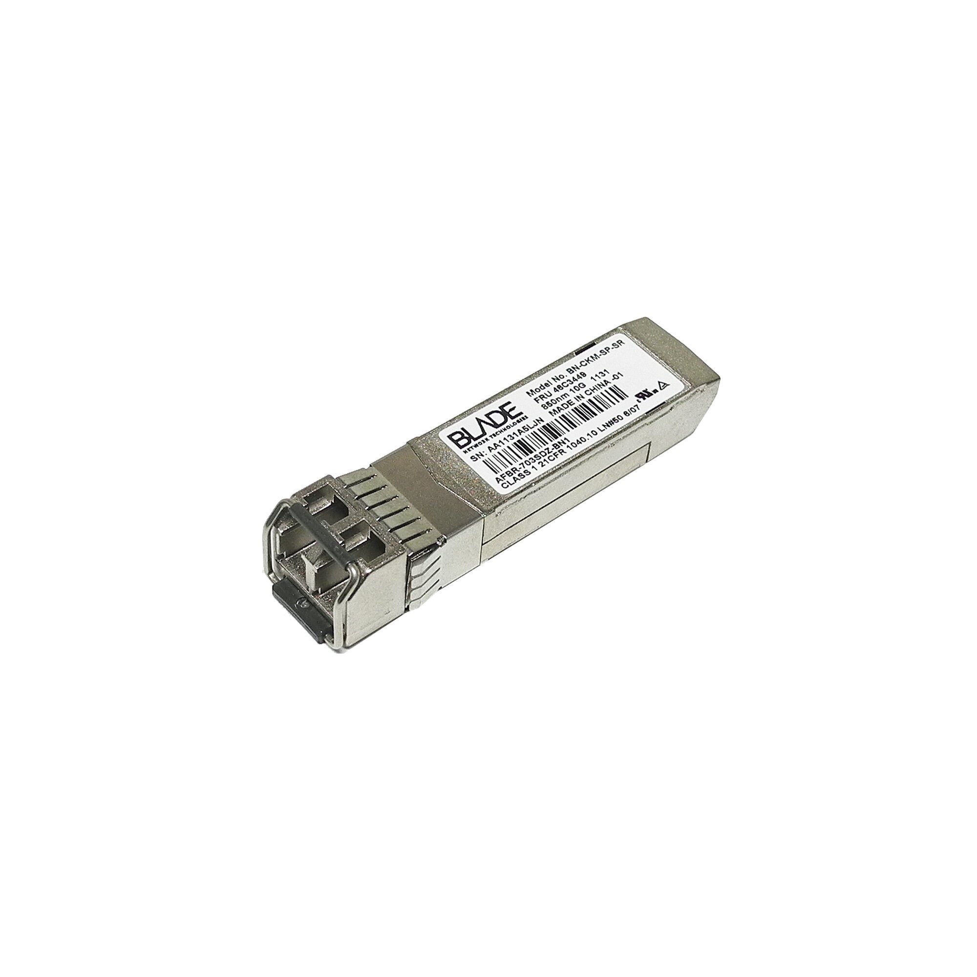 IBM BLADE BN-CKM-SP-SR 10Gb 850 nm 300 m SFP+ FC Transceiver 46C3449 ...