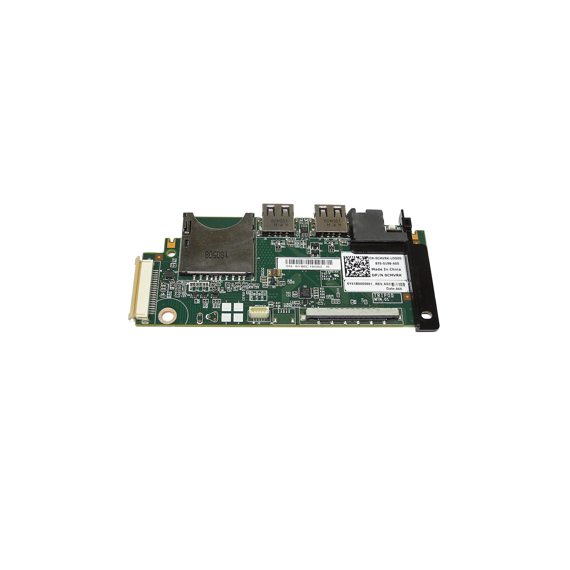 DELL 0CMVRK I/O Front Control Board für PowerEdge R630 + MB/VGA Kabel ...