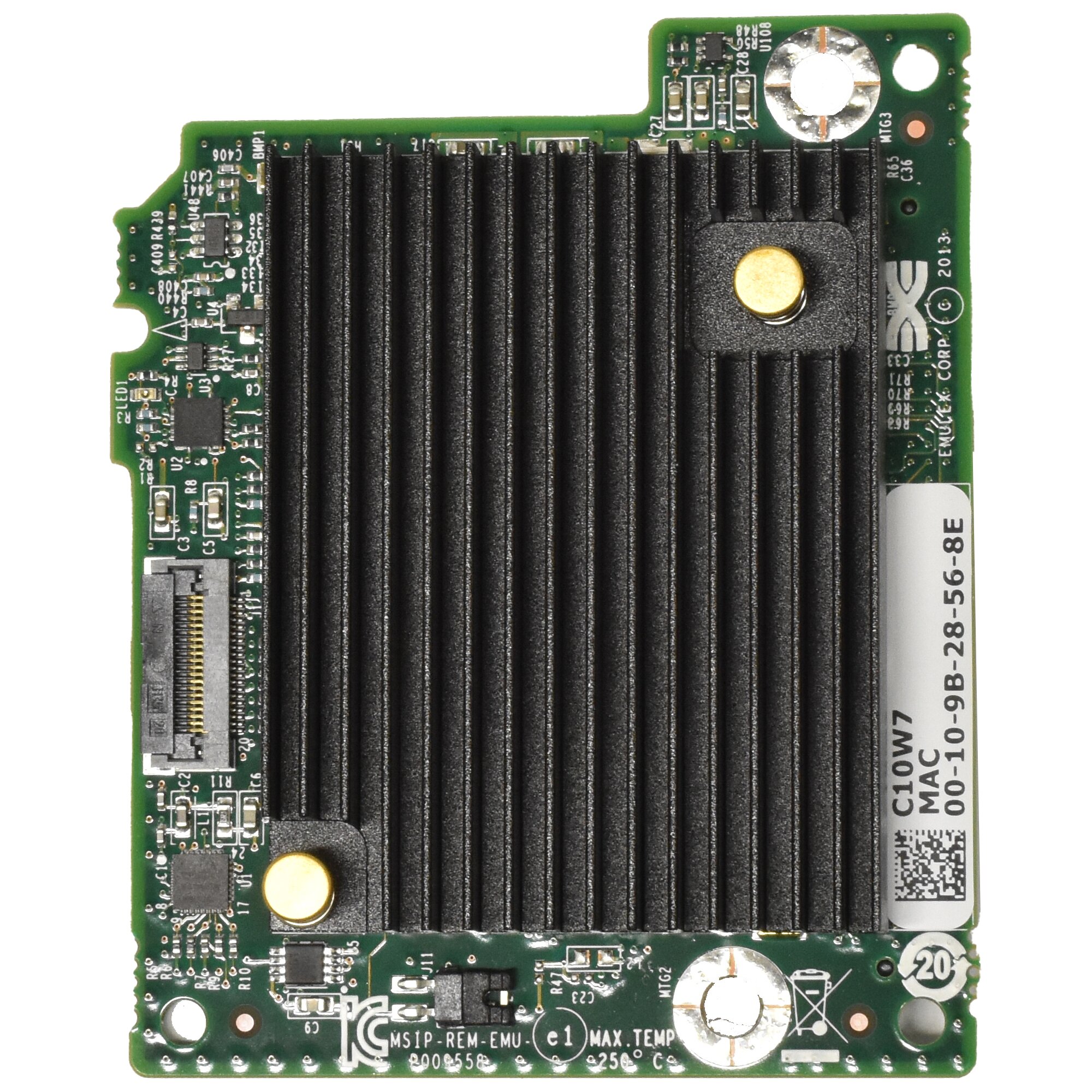 EMULEX / DELL P009558 10G Dual Port Blade Network Daughter Card C10W7 ...