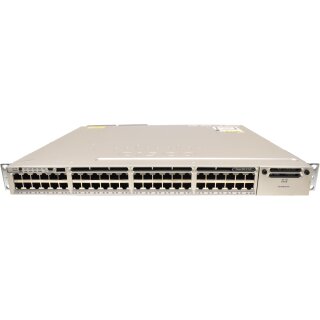 Cisco Catalyst WS-C3850-48F-L V07 48-Port PoE+ Stackable Gigabit Ethernet Switch - Piospartslap