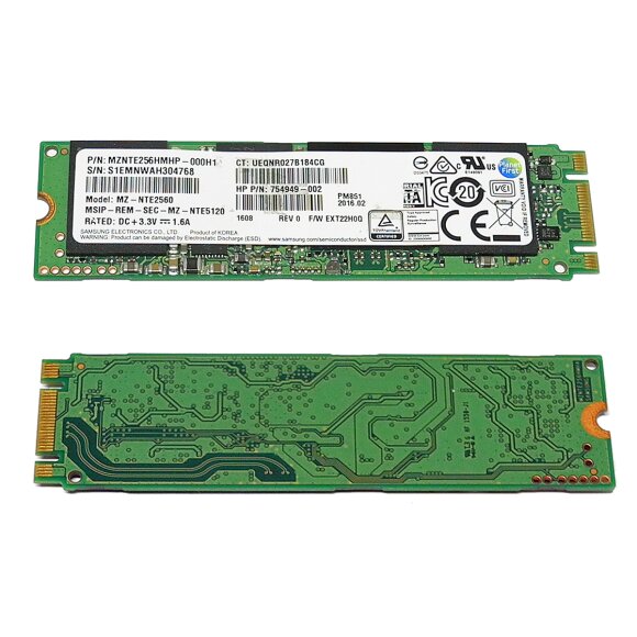 HP Samsung MZ-NTE2560 Solid State Drive (SSD) 256 GB M.2 2280 SATA ...
