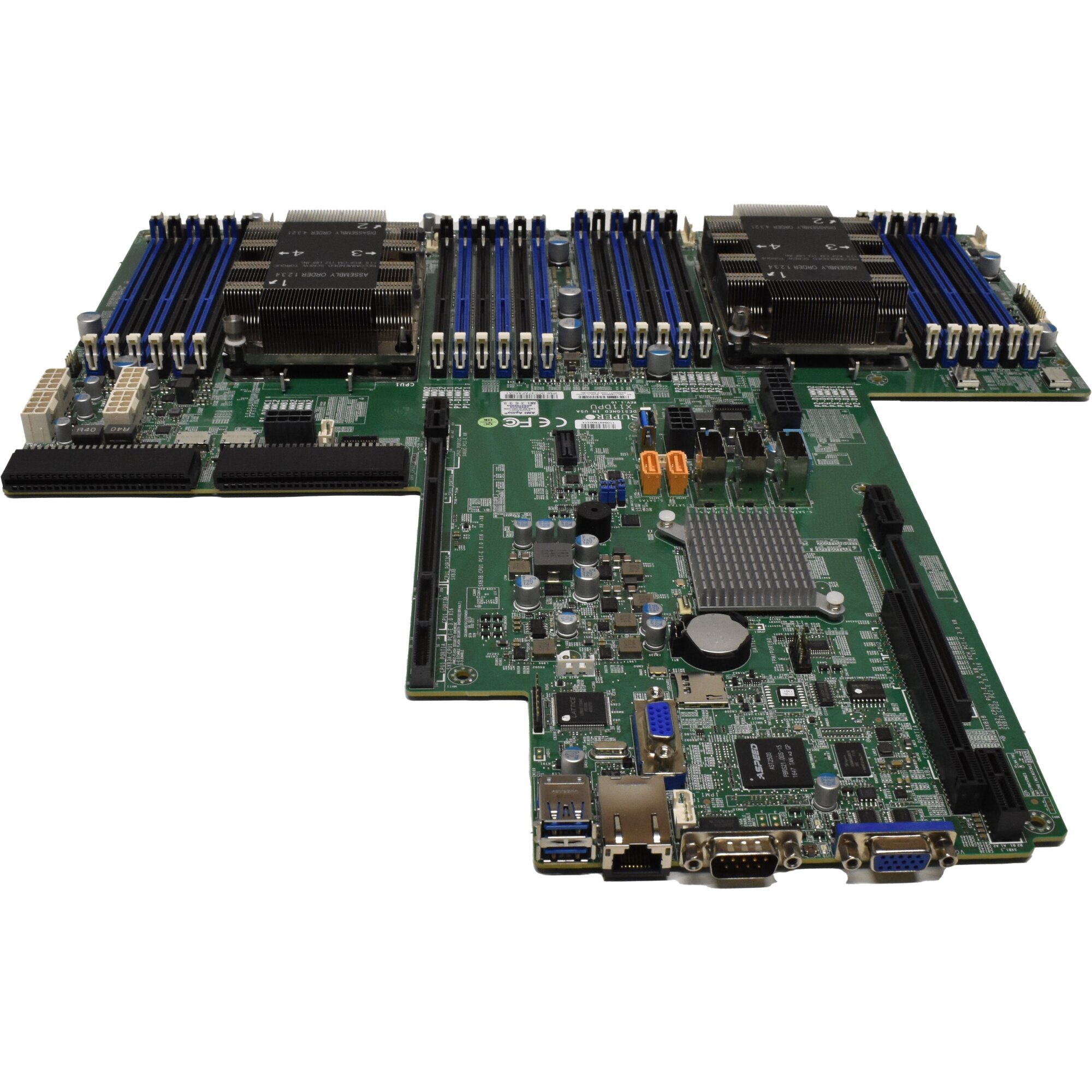 Supermicro ATX Mainboard X11DPU Rev:1.10 LGA 3647 Socket 2x Kühler ...