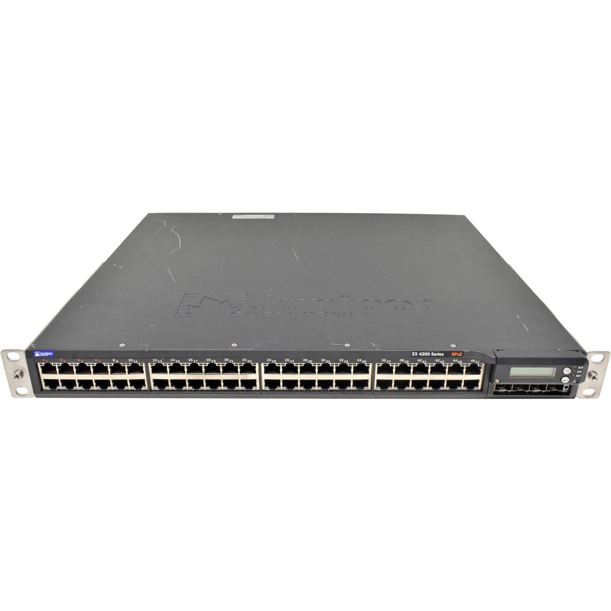 Juniper EX4200-48T 48-Port GE 8-Port PoE +Module 2x10G SFP+ 2x 1G SFP ...