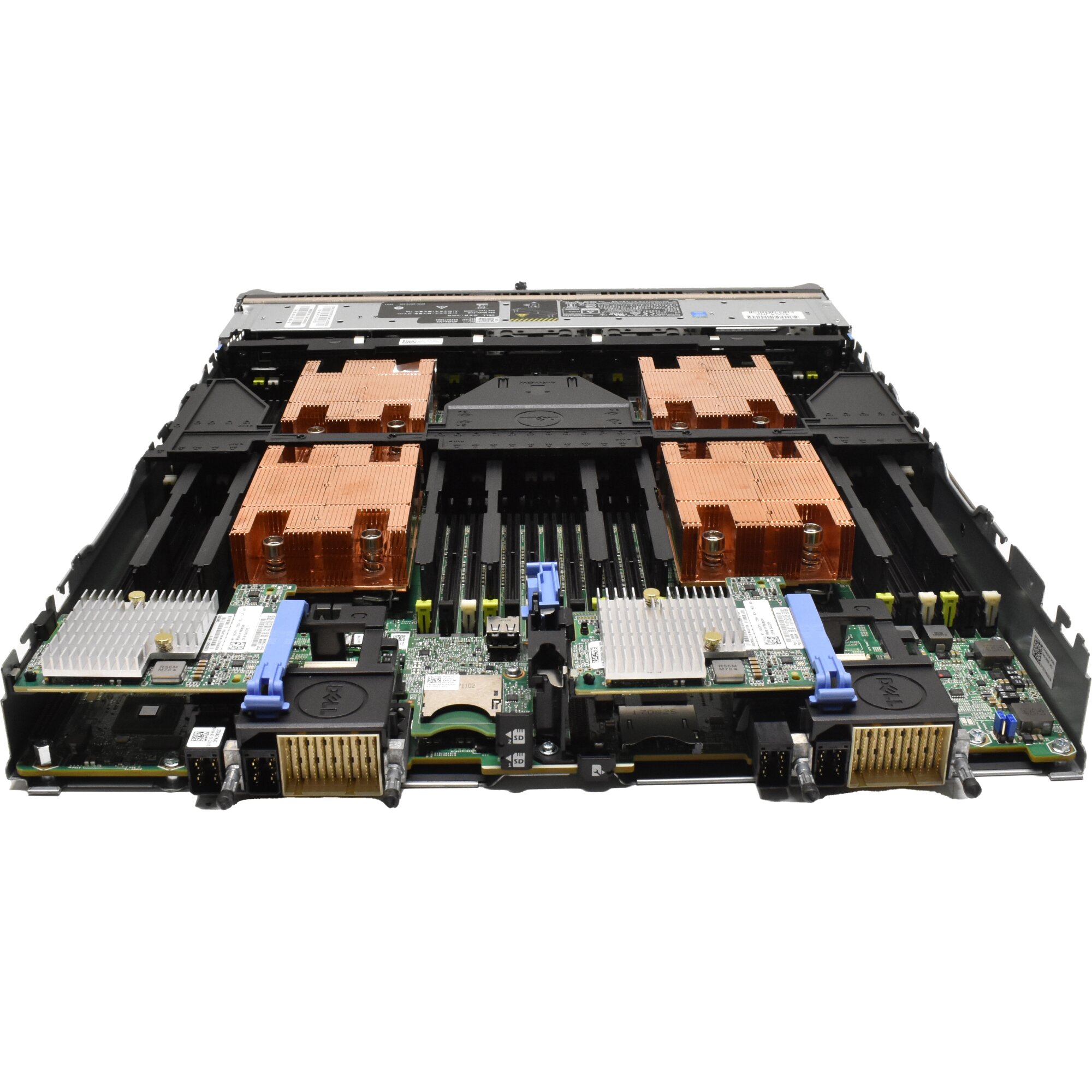 DELL PowerEdge M830 Blade 4x E5-4650 V4 0 GB RAM 11x 1,8" H730 ...
