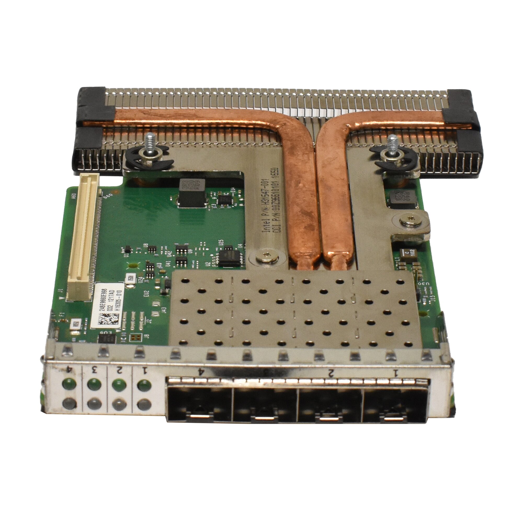 DELL Intel X710-DA4 Quad-Port Gigabit Ethernet Network Daughter Card ...