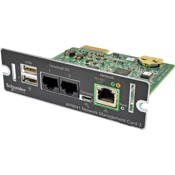 APC AP9641 640-7192E-Z UPS Network Management Card 3 with Environmental ...