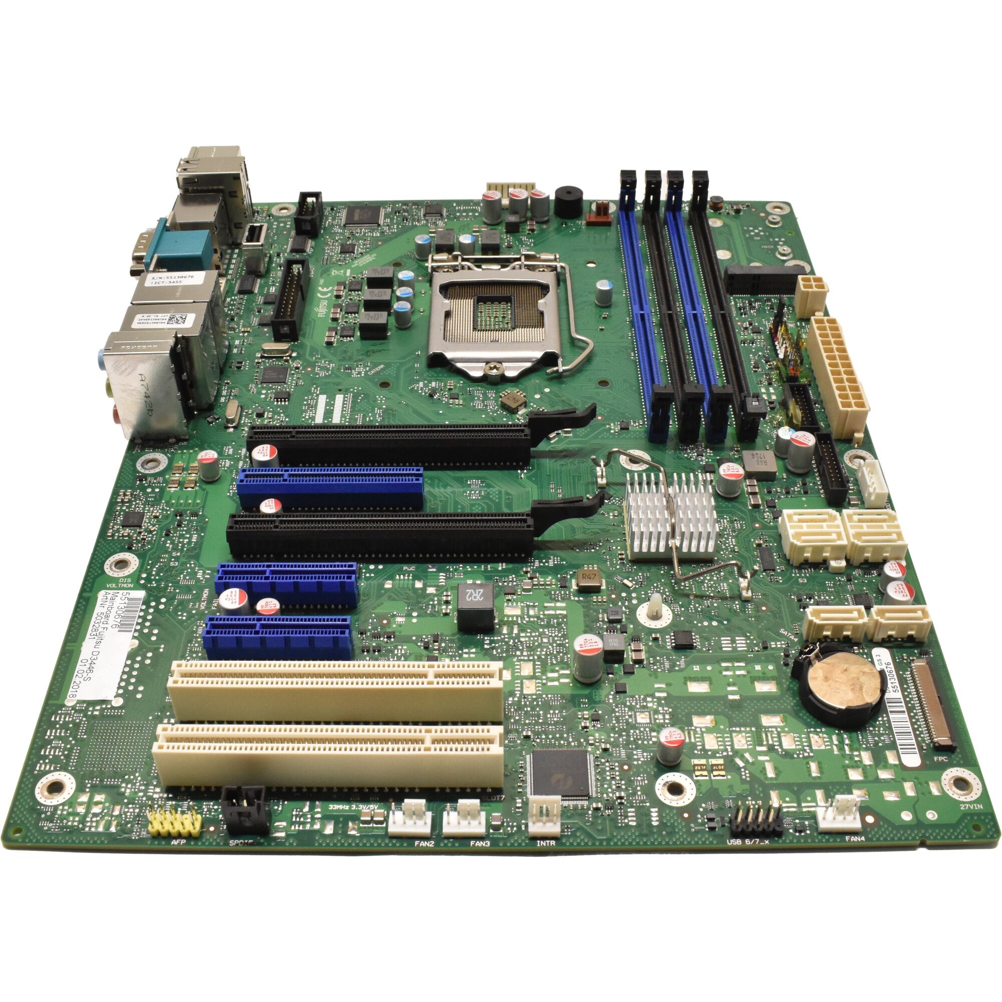 Fujitsu Mainboard D3446-S11 GS3 162874 Intel LGA1151 DDR4 + heat sink ...