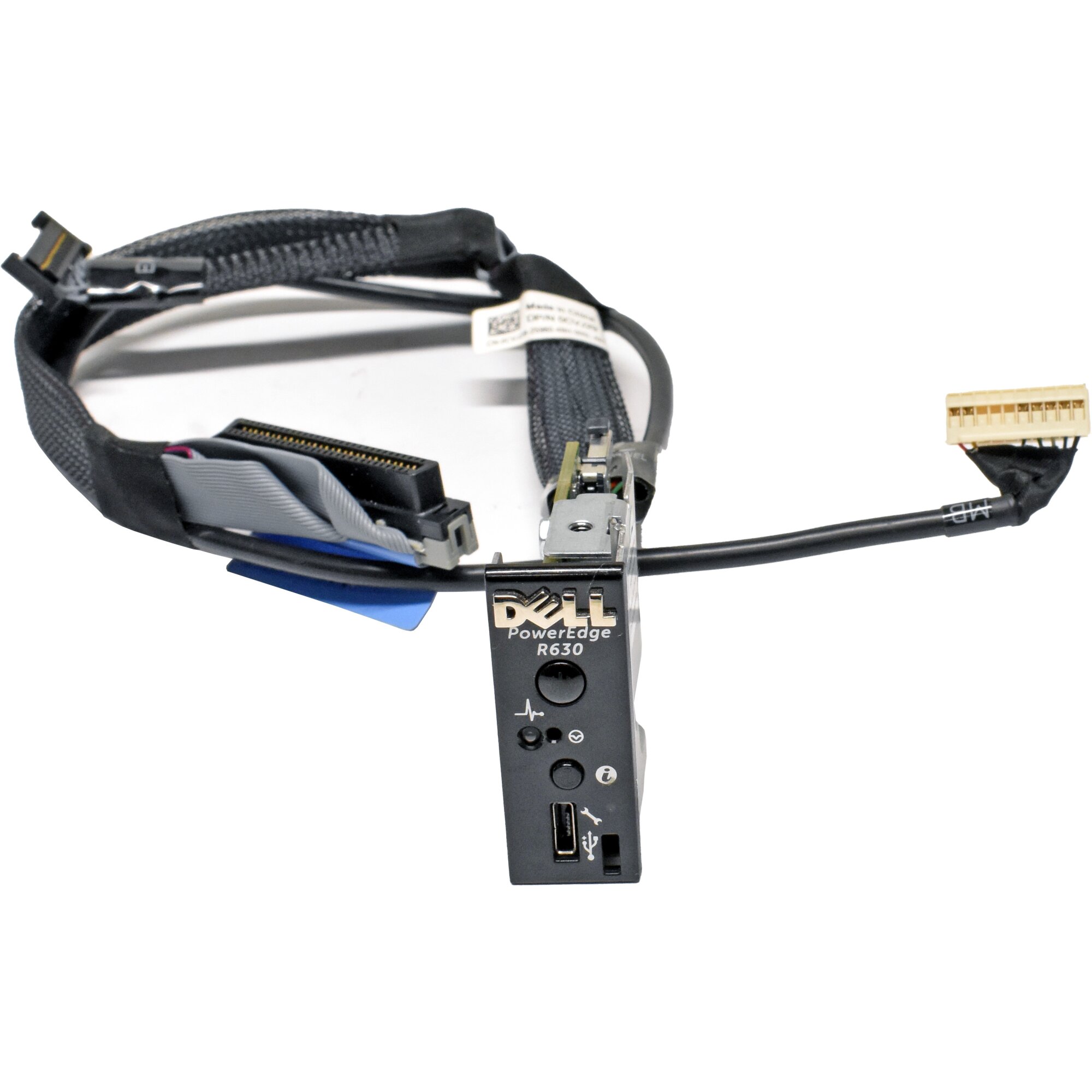 Dell PowerEdge R630 Front Control Panel 08KW2H 6Y41B0005701 + Cage + Kabel