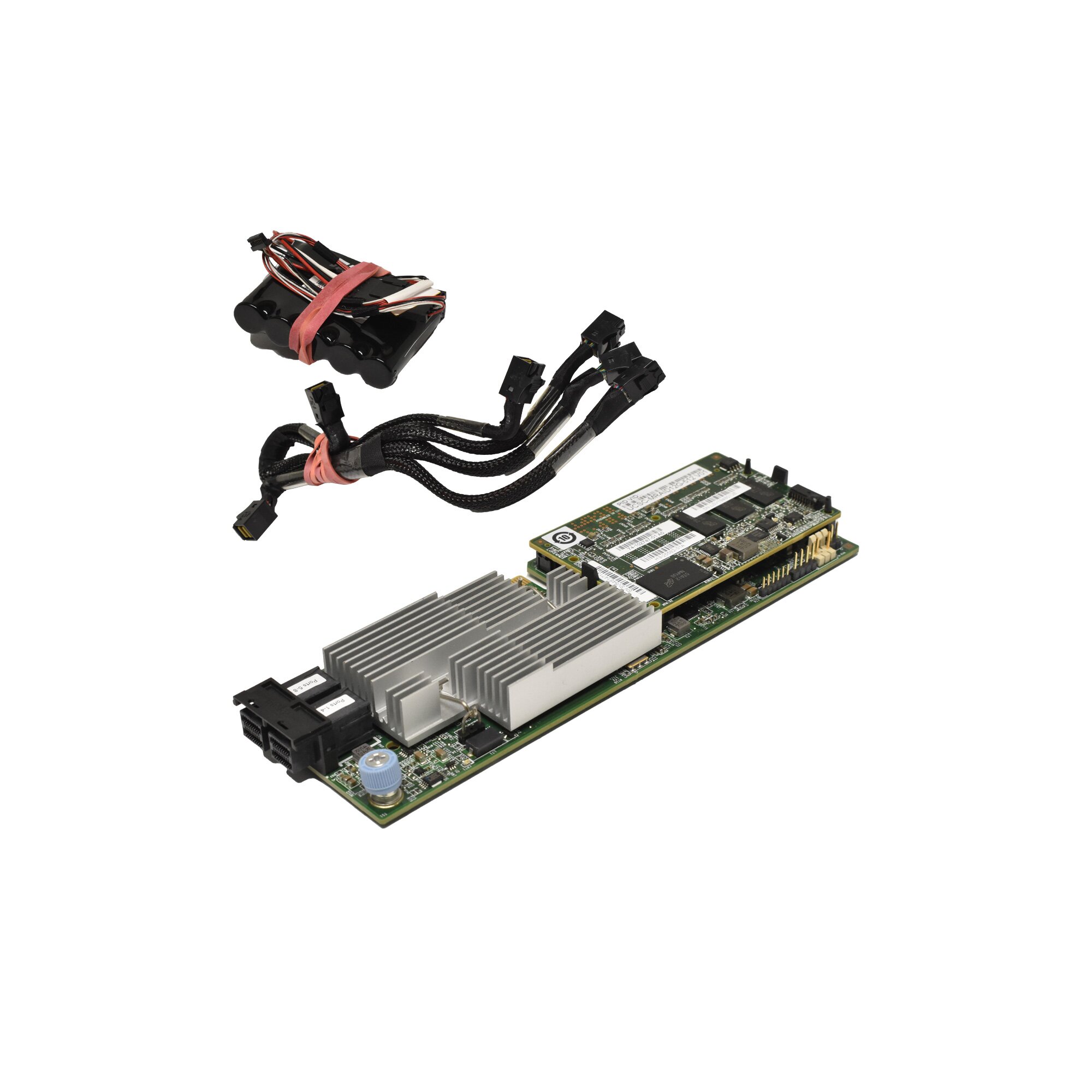 Cisco UCSC-MRAID12G 8-Port SAS RAID Controller 74-12862-01 + 1 GB Cache Modul + BBU + SAS Kabel ...