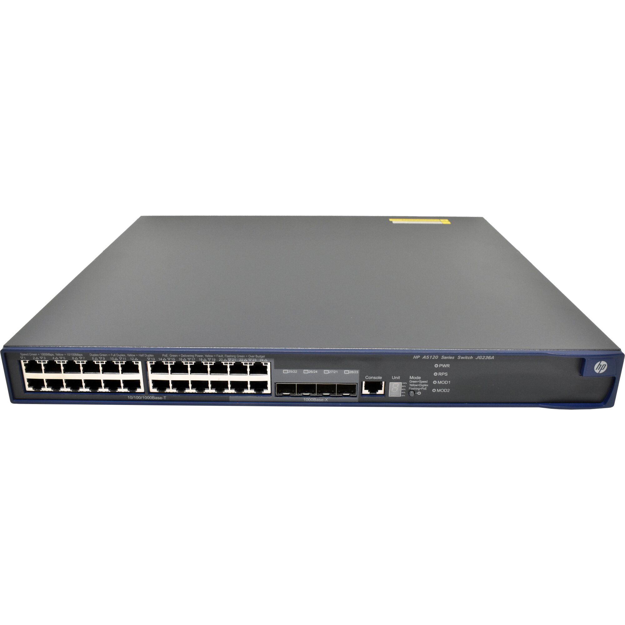 HP A5120-24G-PoE+ EI JG236A 24-Port GE PoE+ Switch + Modul LSPM1CX2P ...