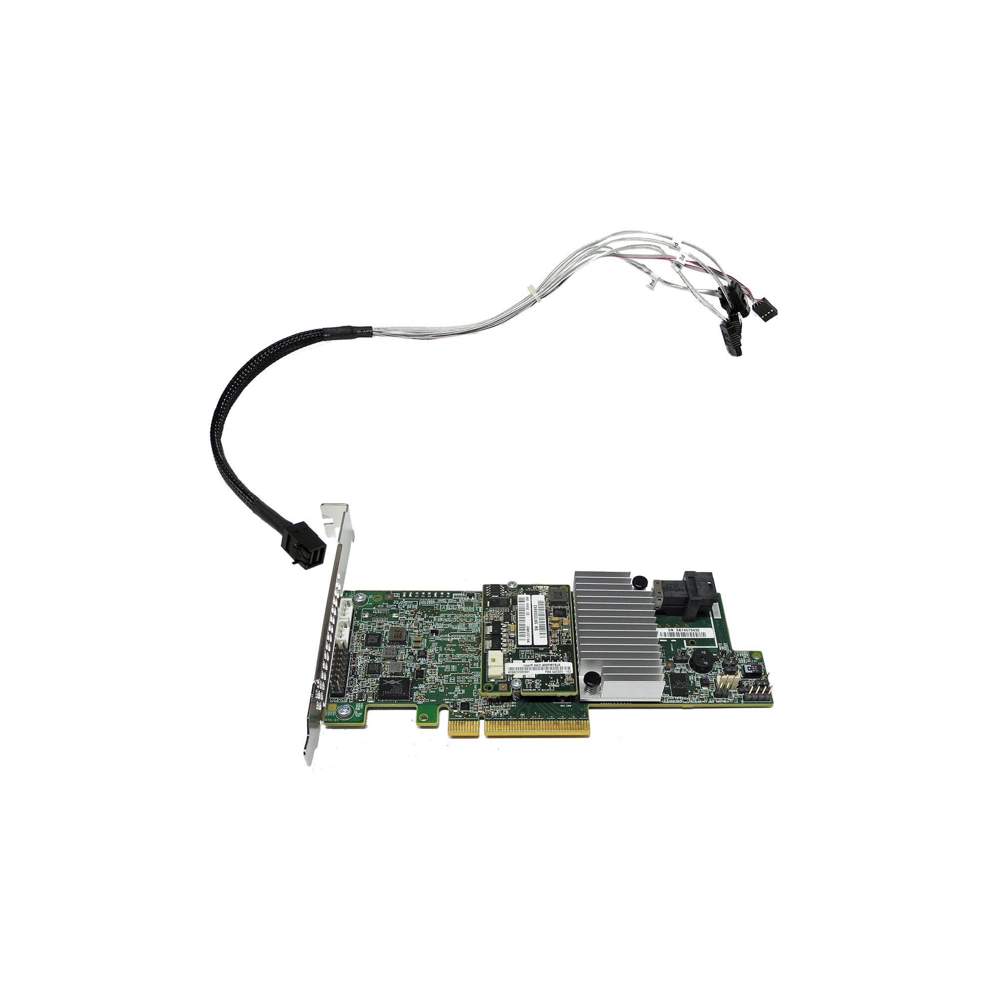 Intel RAID RS3DC040 SAS/SATA 12Gb PCIe x8 3.0 RAID Controller + SAS ...