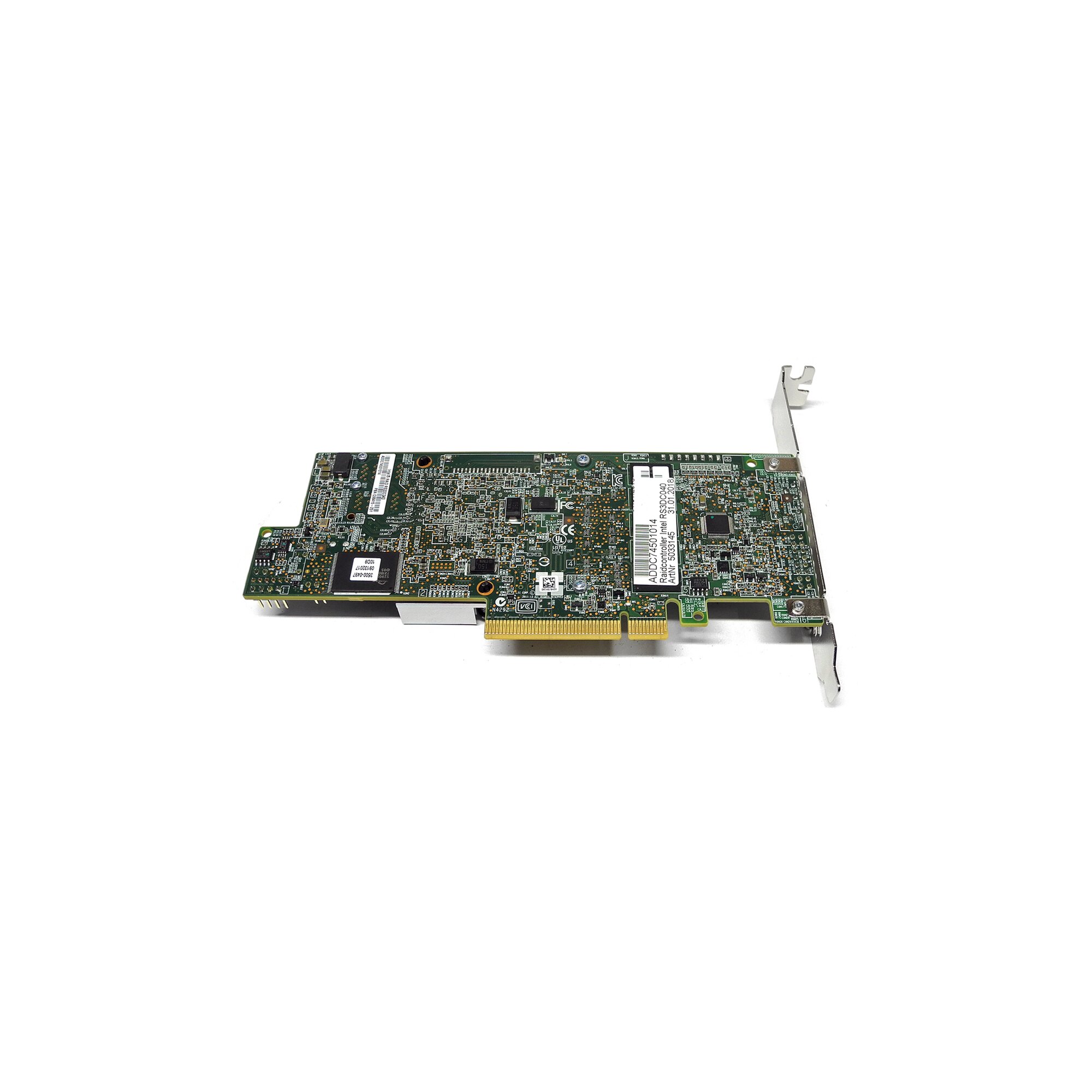 Intel RAID RS3DC040 SAS/SATA 12Gb PCIe x8 3.0 RAID Controller + SAS ...
