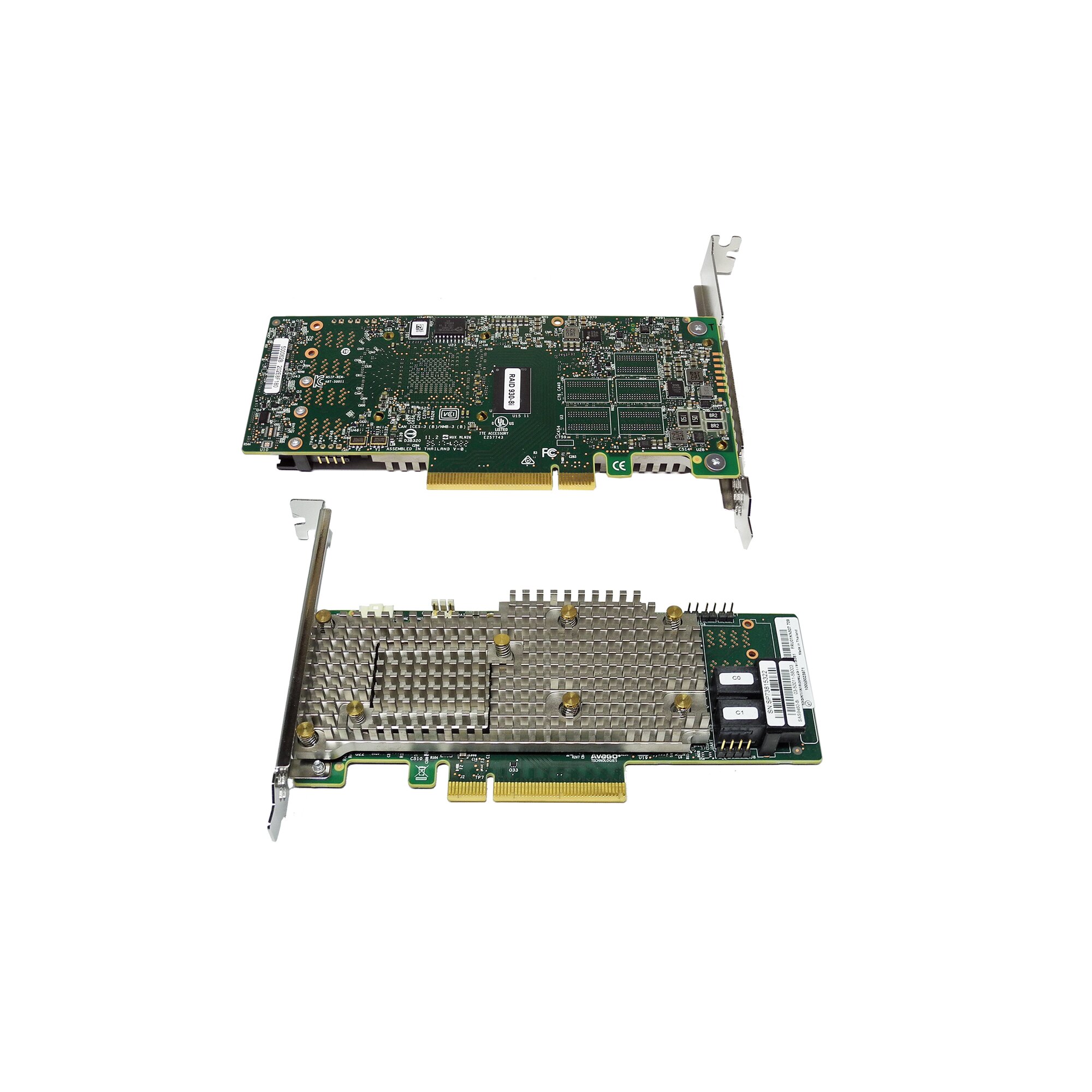 Lenovo ThinkSystem 930-8i 12Gb PCIe x8 SAS/SATA RAID Controller 01KN507 ...