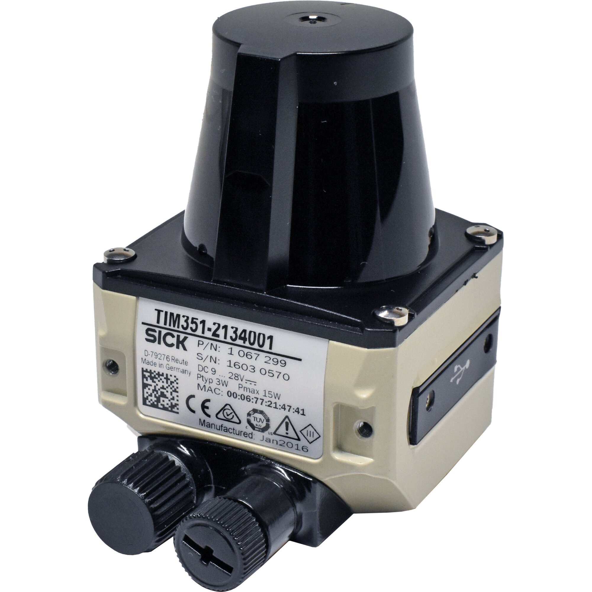 SICK TIM351-2134001 1067299 LiDAR Sensor Infrarot 850nm Neuwertig ...
