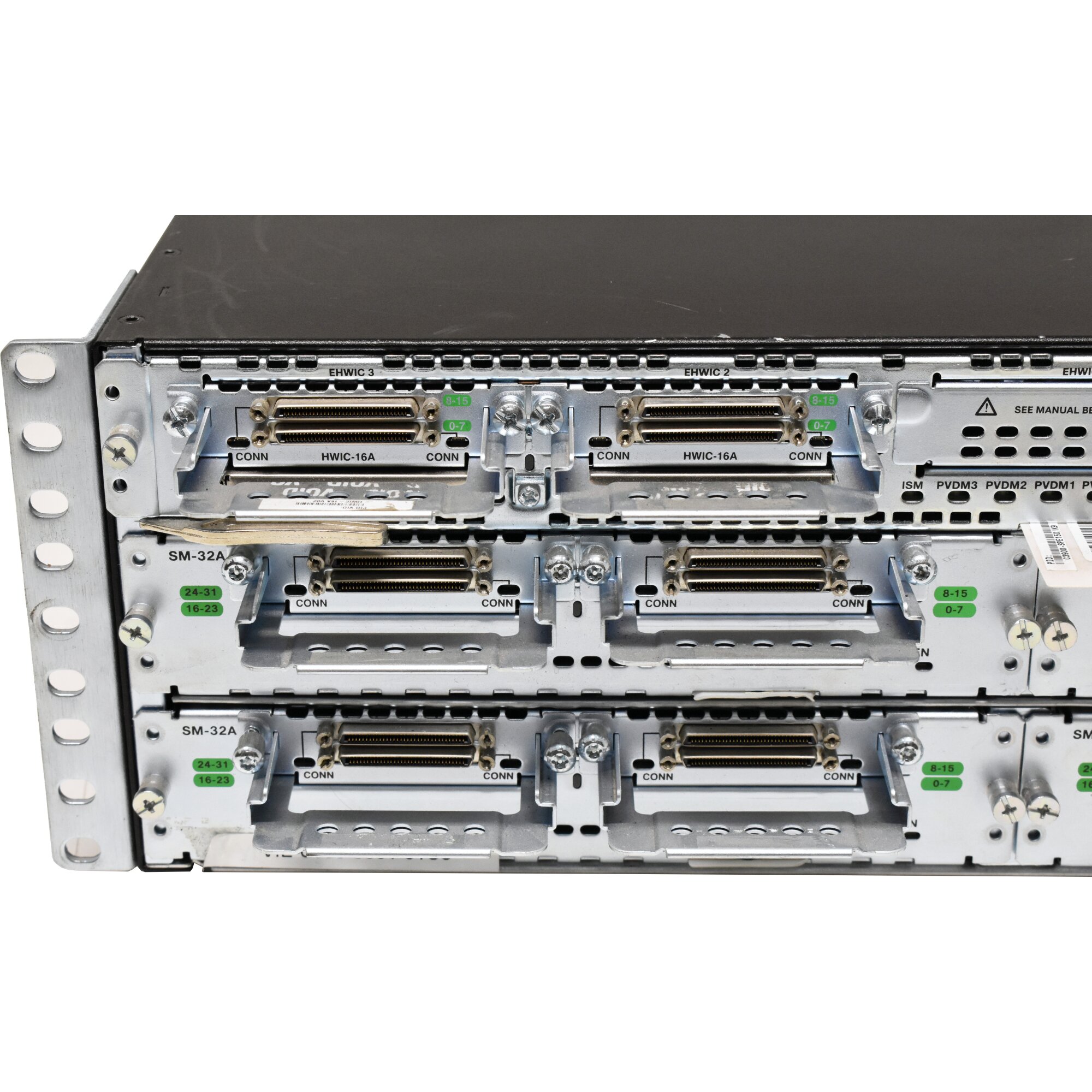Cisco 3945-Chassis + Modul C3900-SPE150/K9 4x Modul SM32A 10x HWIC16A ...