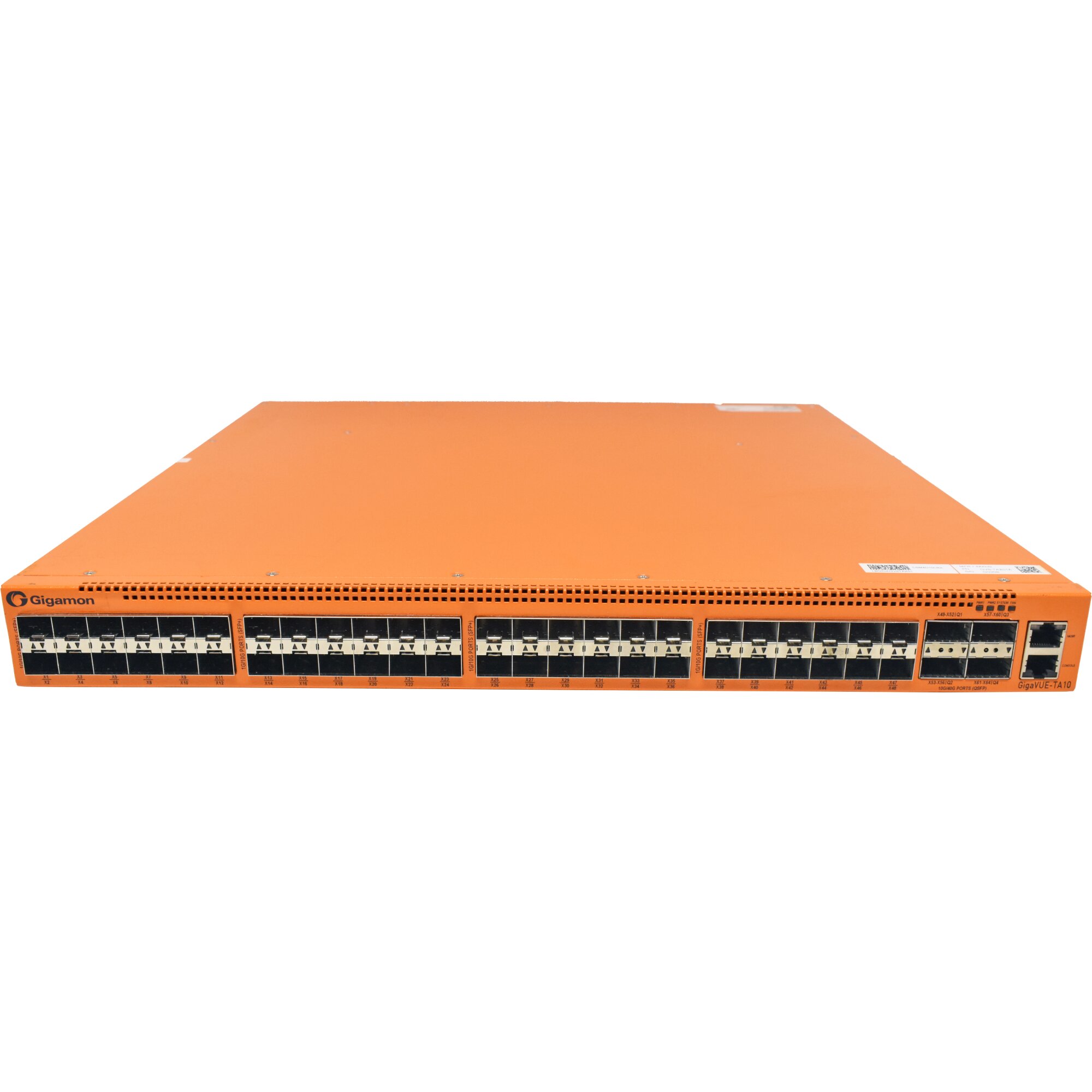 Gigamon Ethernet Switch GigaVUE-TA10 GVS-TAX01 48x 10G SFP+ 4x 40G QSFP+ - Piospartslap