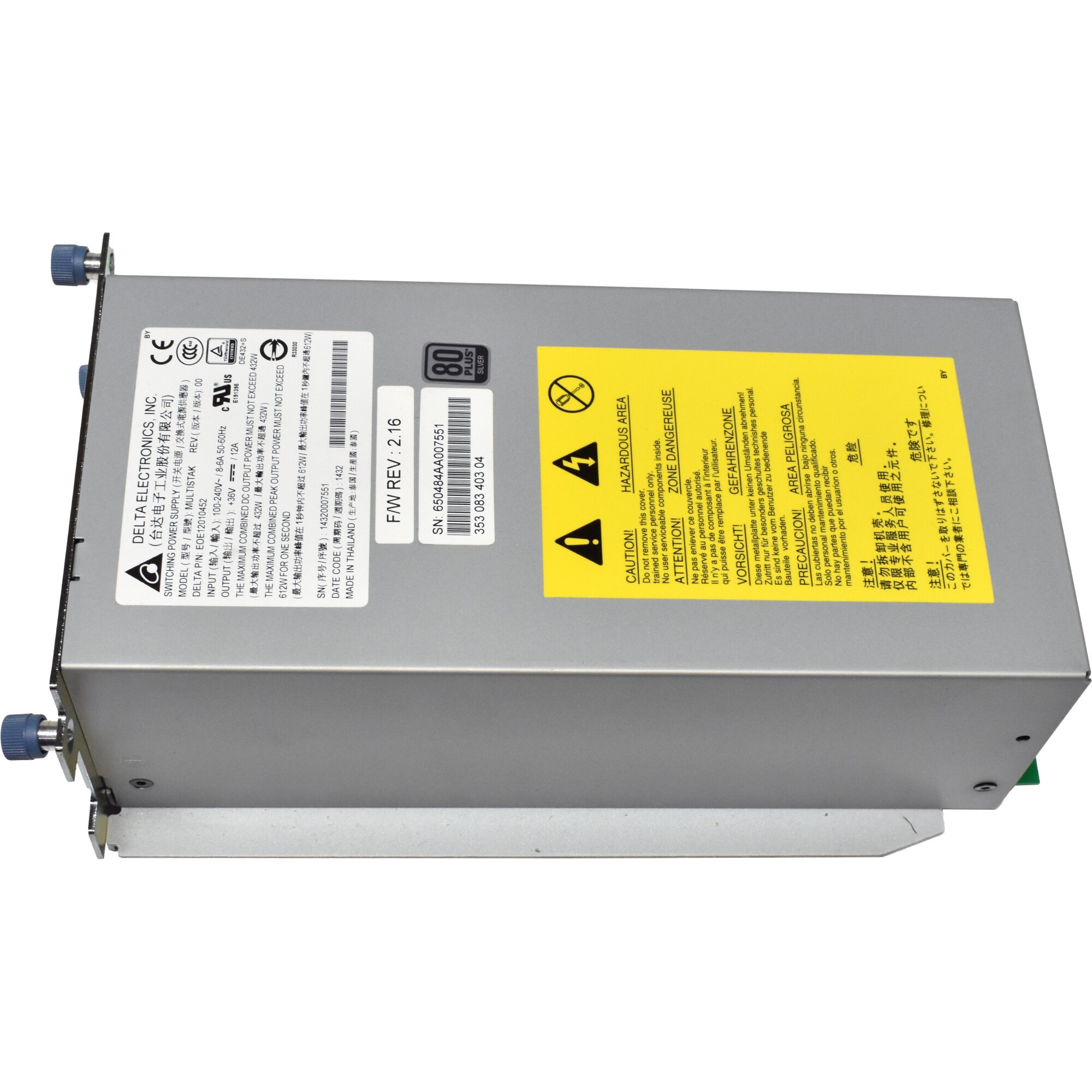 HP StoreEver MSL6480 432W Netzteil Power Supply 723572-001 - Piospartslap