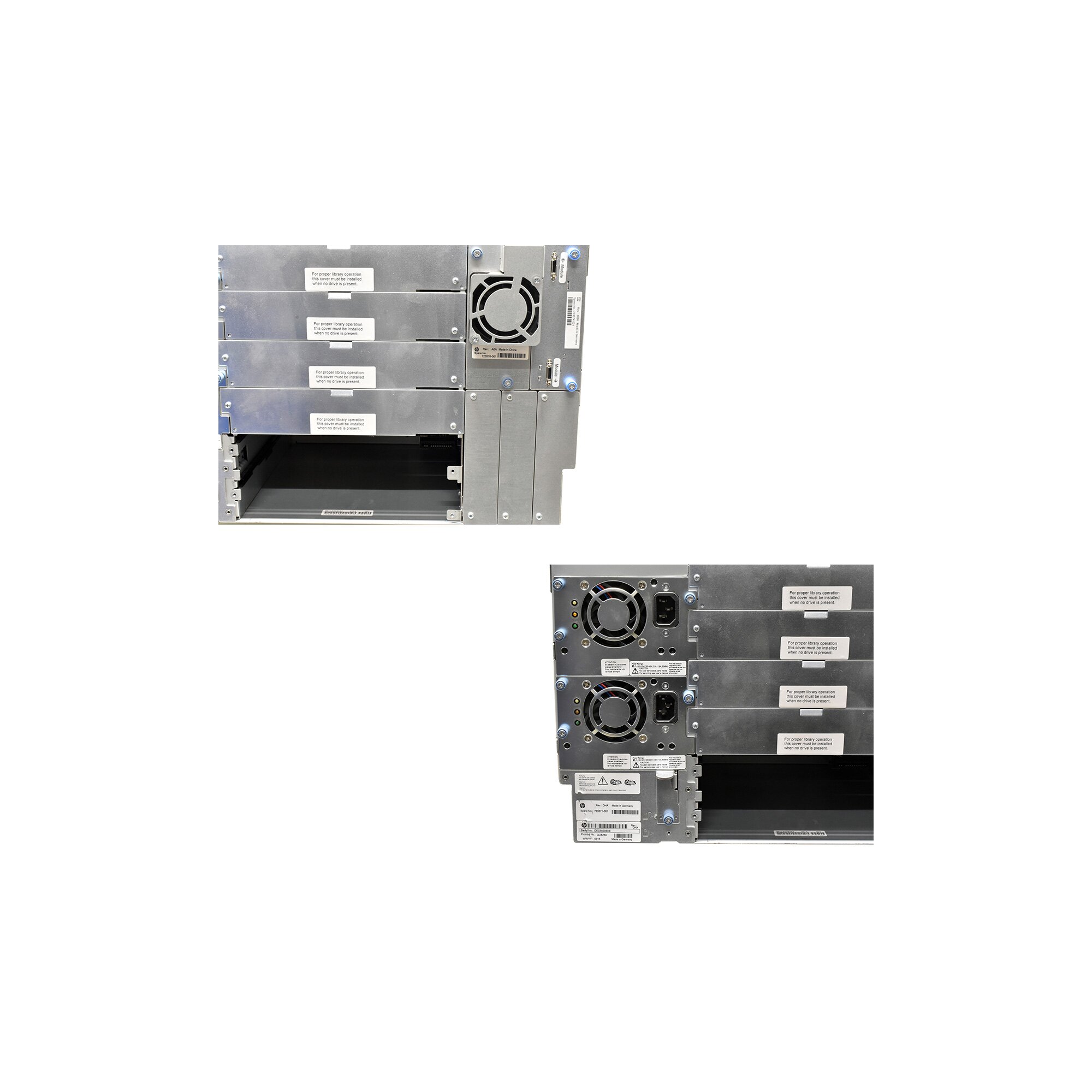 HP StoreEver MSL6480 Expansion Module QU626A 723571-001 + Expansion ...