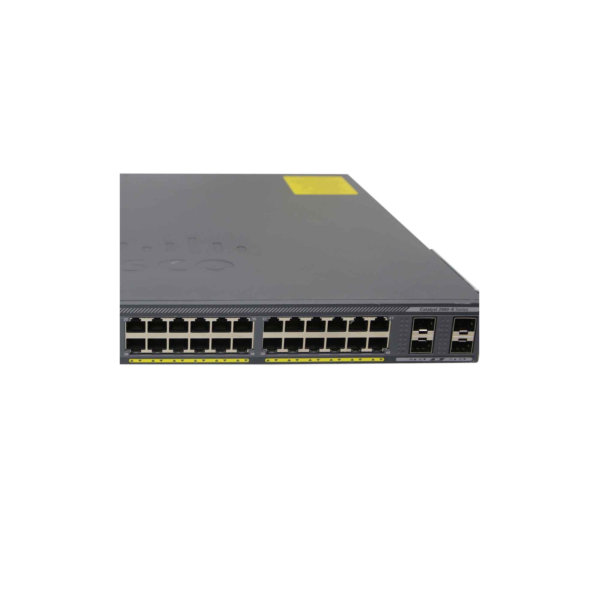 Cisco WS-C2960X-48LPS-L 48-Port GE PoE Switch 4x SFP + Modul C2960X ...